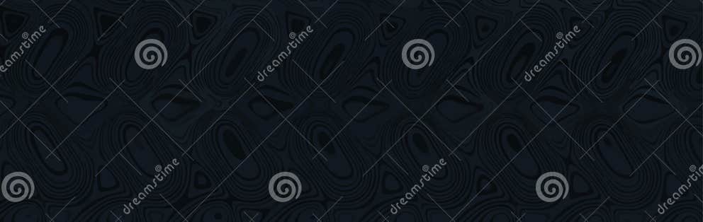 Damascus Metal Texture, Cloud Pattern, Dark Color Vector for Background ...