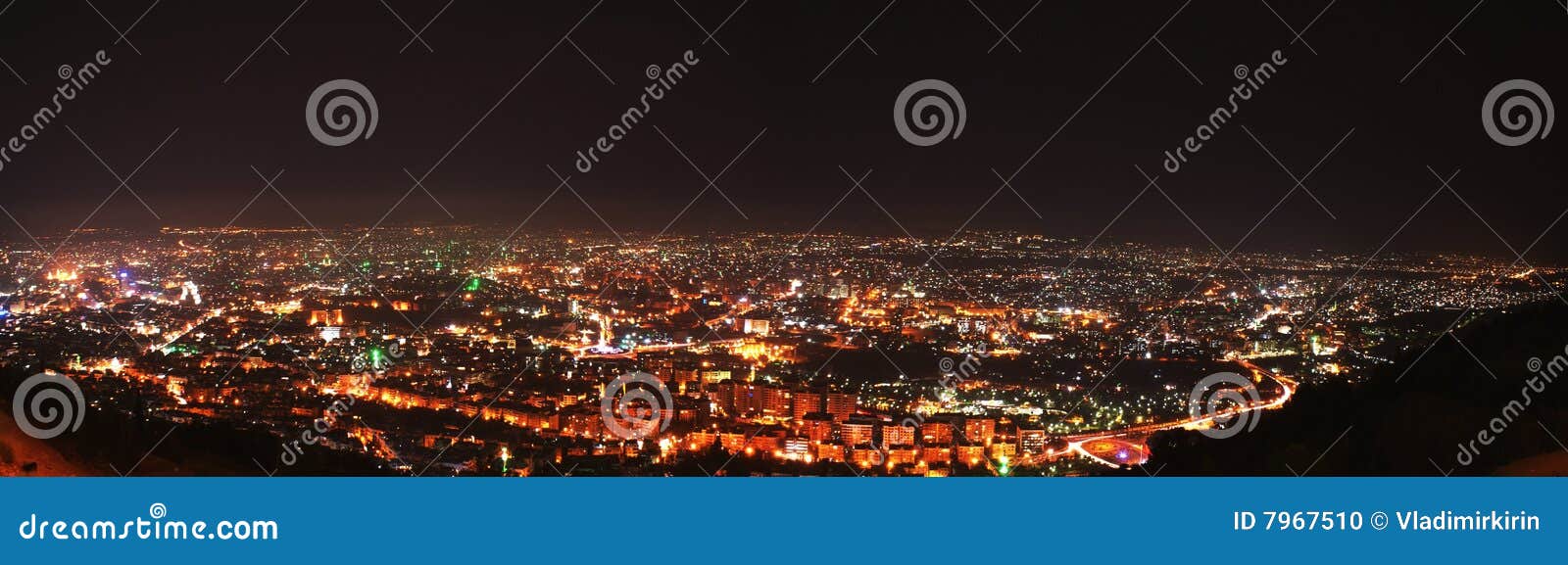 Damascus by night stock photo. Image of meddle, traffic - 7967510