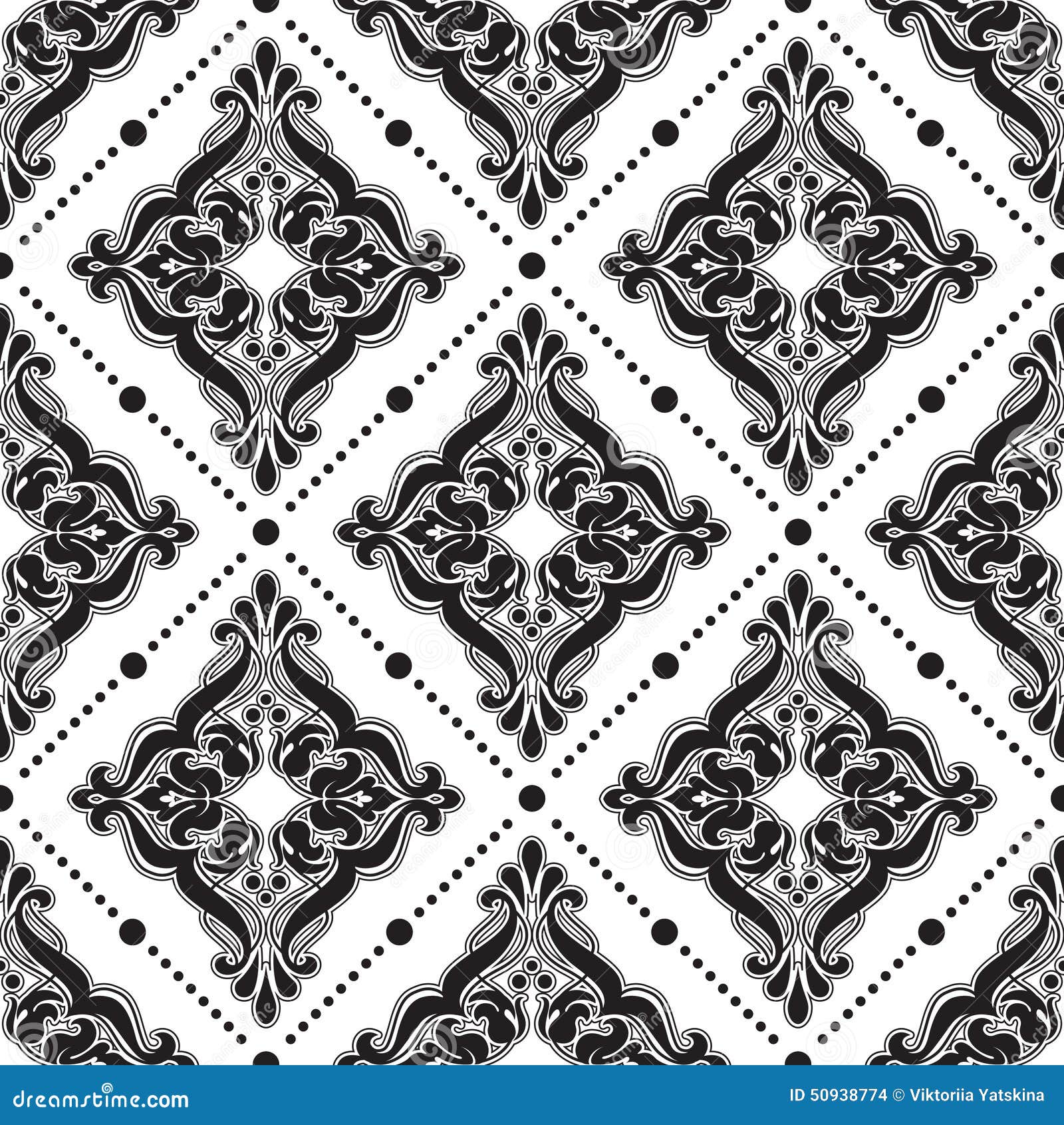 Old, Damascus Pattern Royalty-Free Stock Image | CartoonDealer.com #6593686