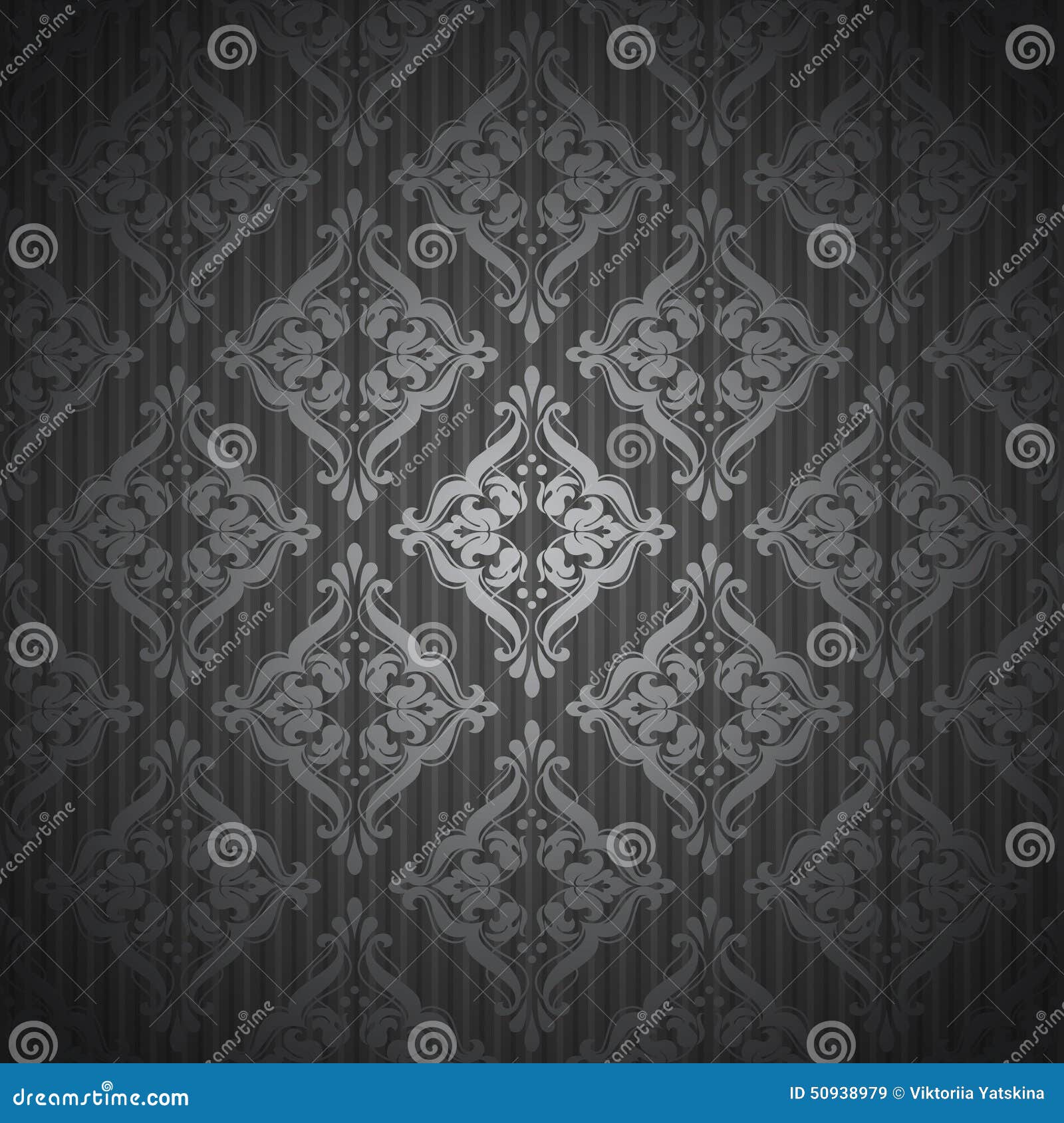 Damascus Pattern. Seamless Vintage Background Stock Vector ...