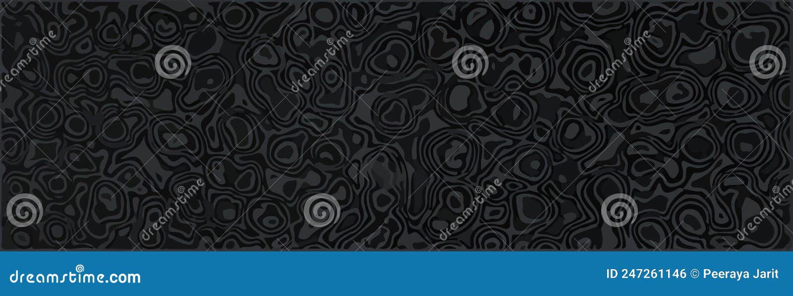 Damascus Steel Texture, Cloud Pattern, Dark Color Vector Stock Vector ...
