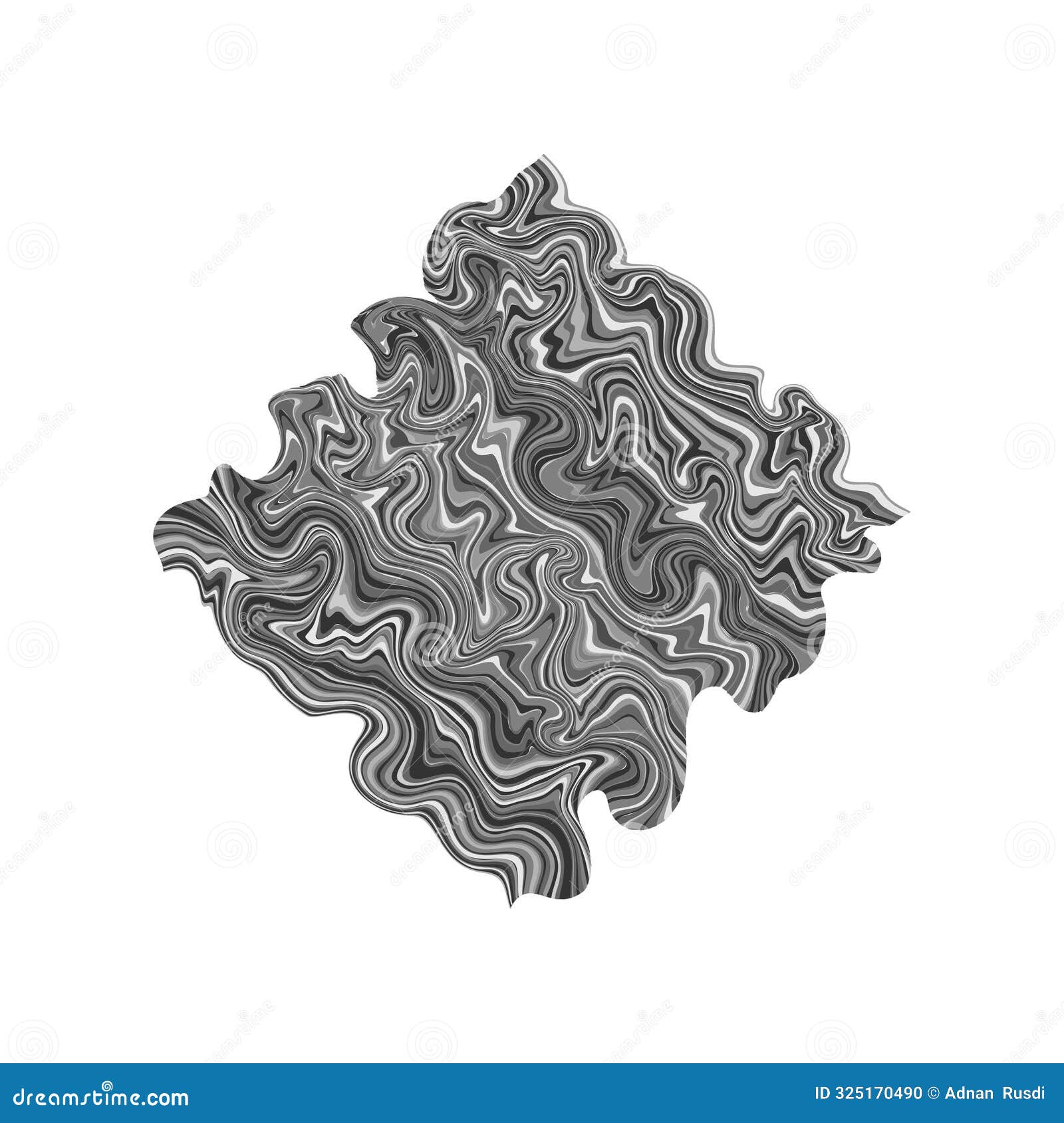 Damascus Steel Texture, Curve Texture, Cloud Pattern, Dark Color Vector ...
