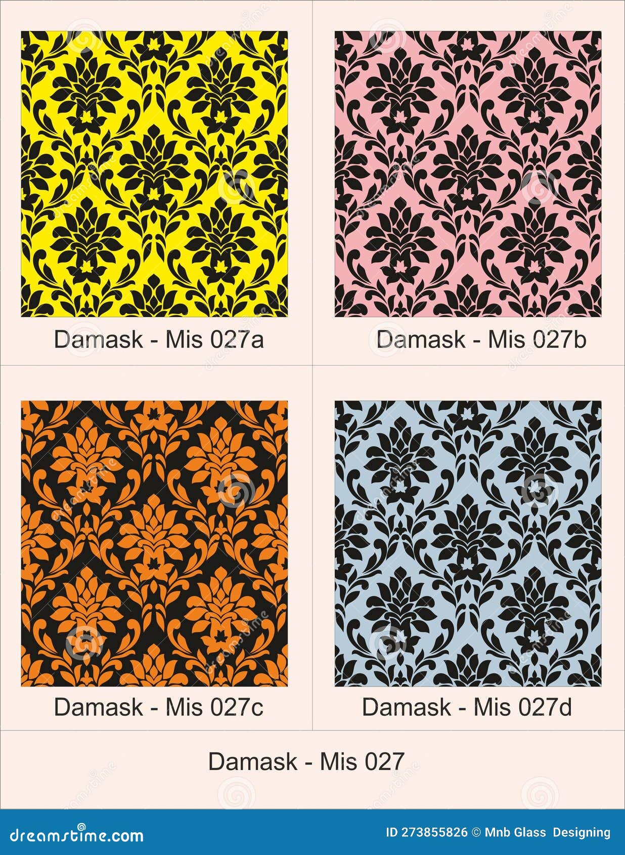 Damask Design Vector CDR stock vector. Illustration of shutter - 273855826