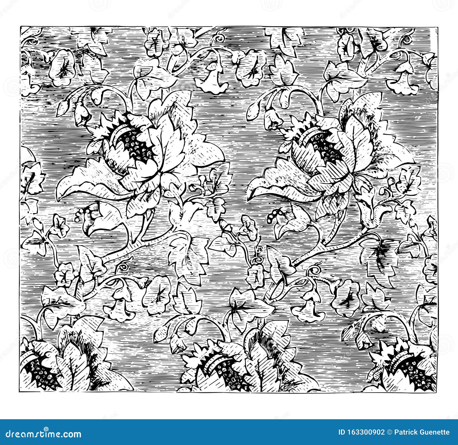 Damask Weaving Pattern On Paper Stock Image | CartoonDealer.com #107141221