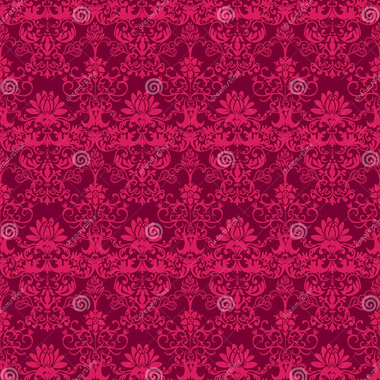 Damask pattern stock vector. Illustration of pattern, textile - 5079450