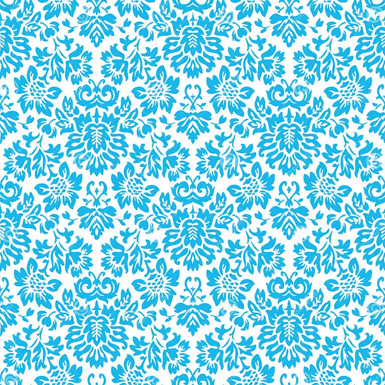 Damask pattern stock vector. Illustration of symmetry - 5080197