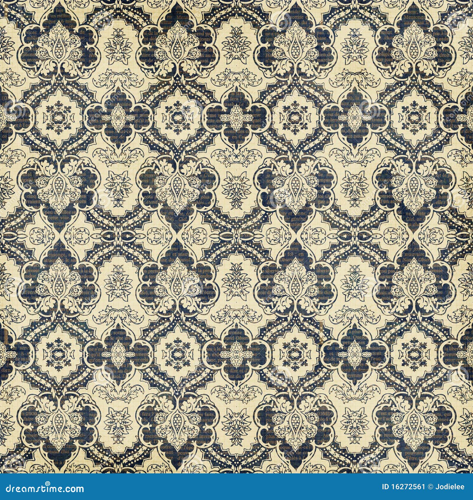Damask Pattern Background stock illustration. Illustration of design ...