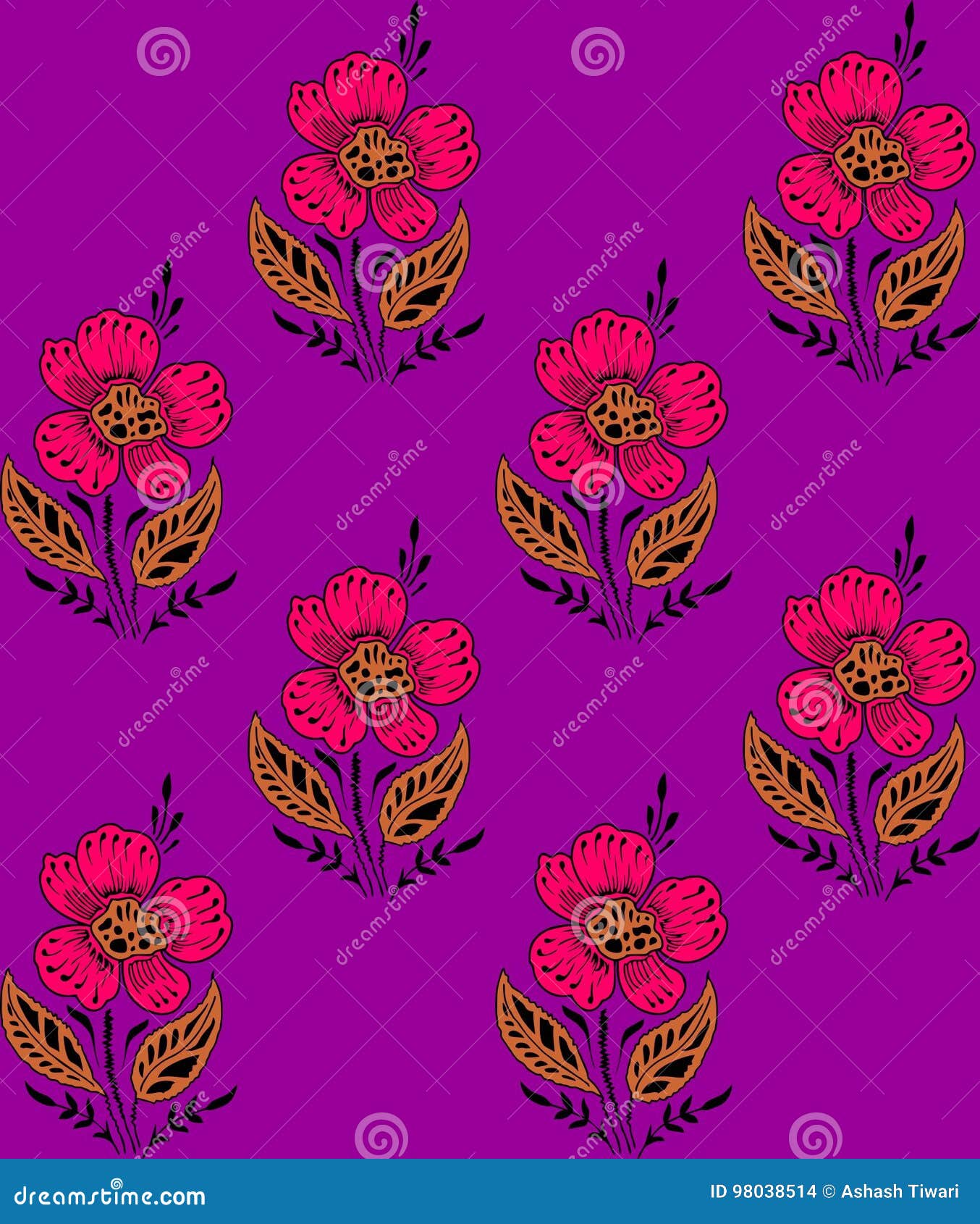 Butti Design,new Textile Design Pettern, Stock Image | CartoonDealer ...