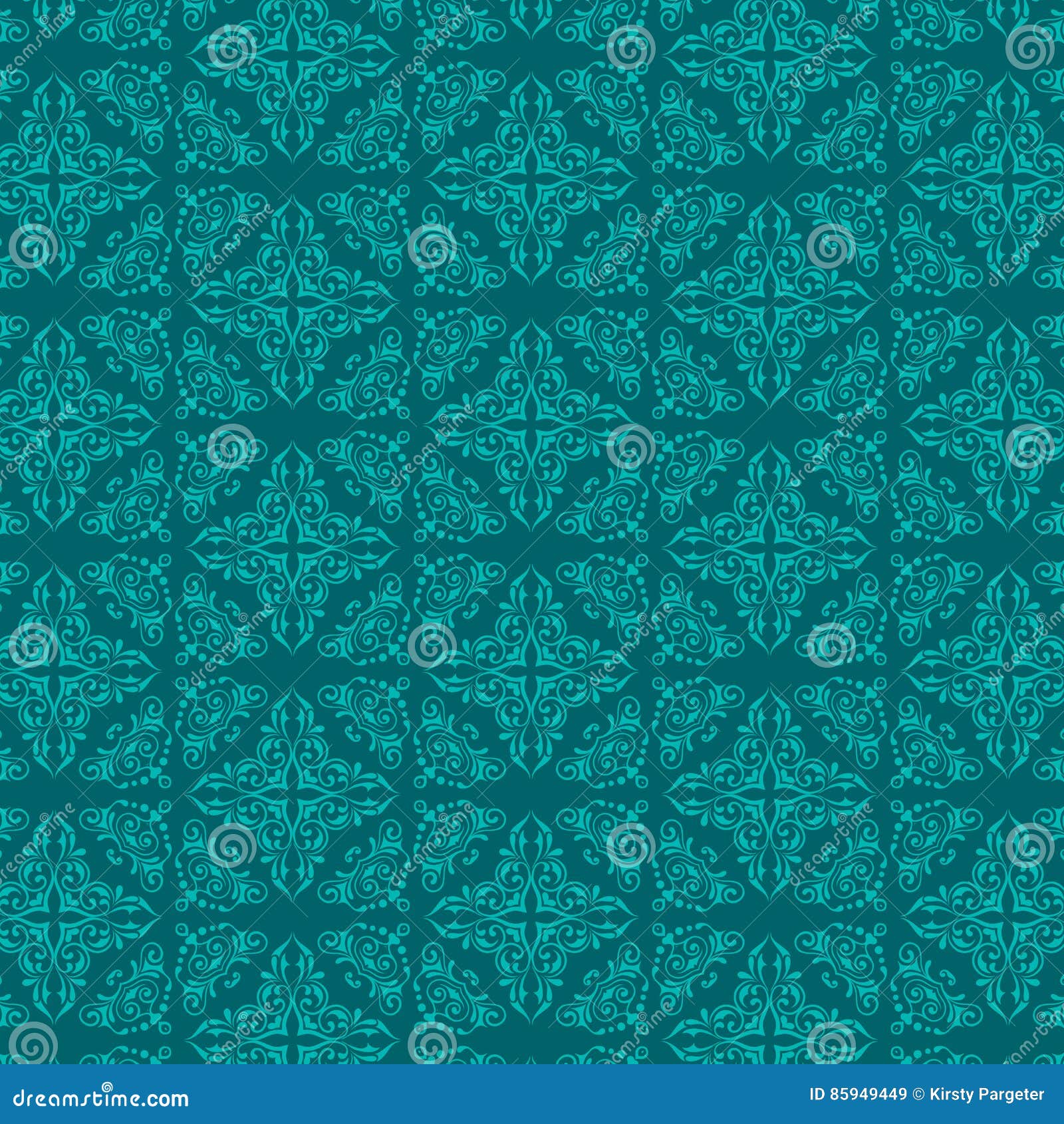 Damask pattern background stock vector. Illustration of invitation ...