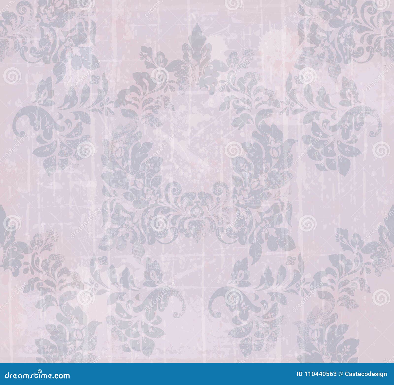 Damask Pattern Texture Vector. Royal Fabric Background. Luxury ...