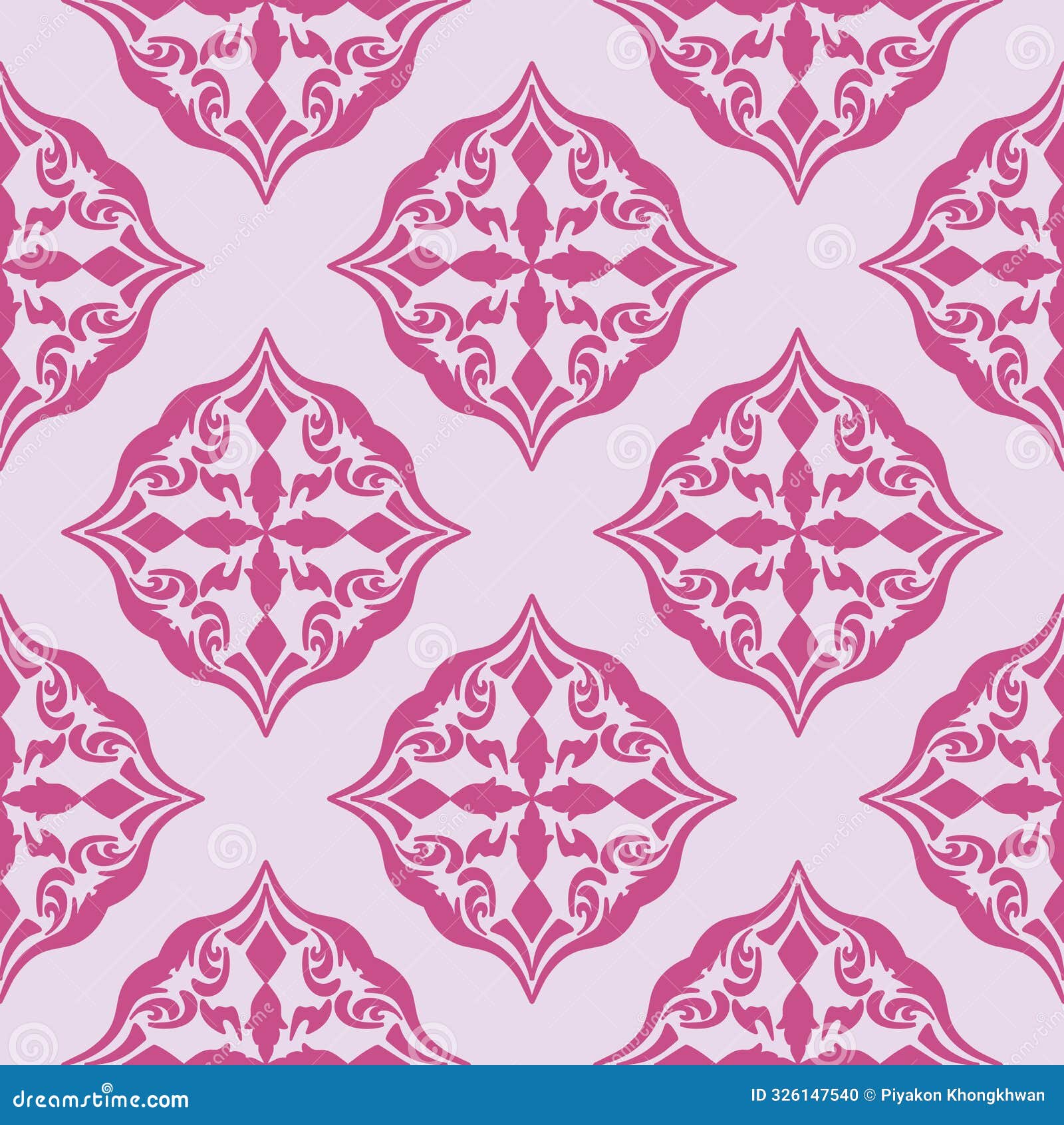 Damask Pattern Vector Ornate, Floral Designs Blend with for Creating ...