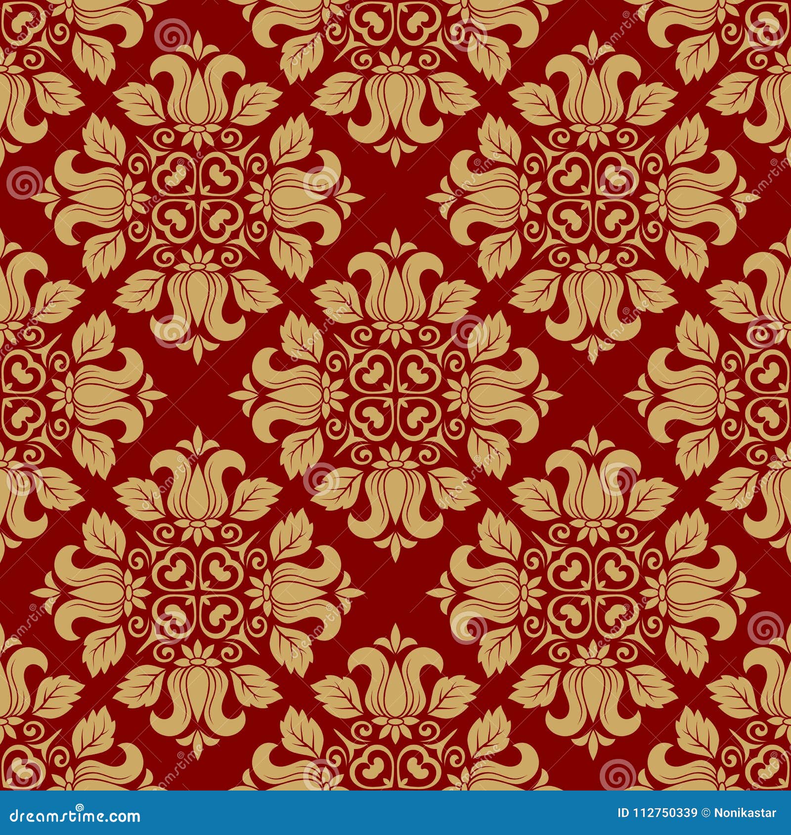 Damask seamless pattern stock vector. Illustration of luxury - 112750339 Damask seamless pattern stock vector. Illustration of luxury - 112750339