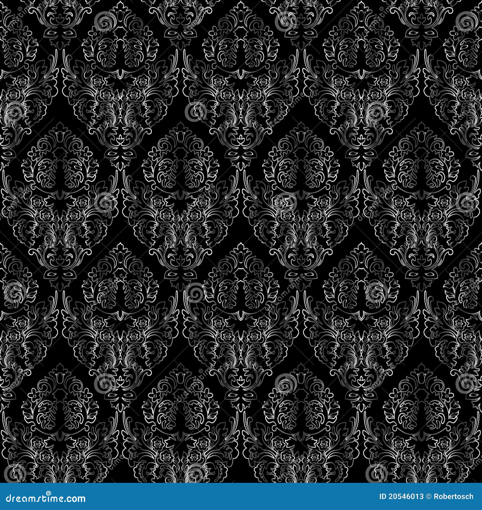 Damask seamless texture stock vector. Illustration of symbol - 20546013