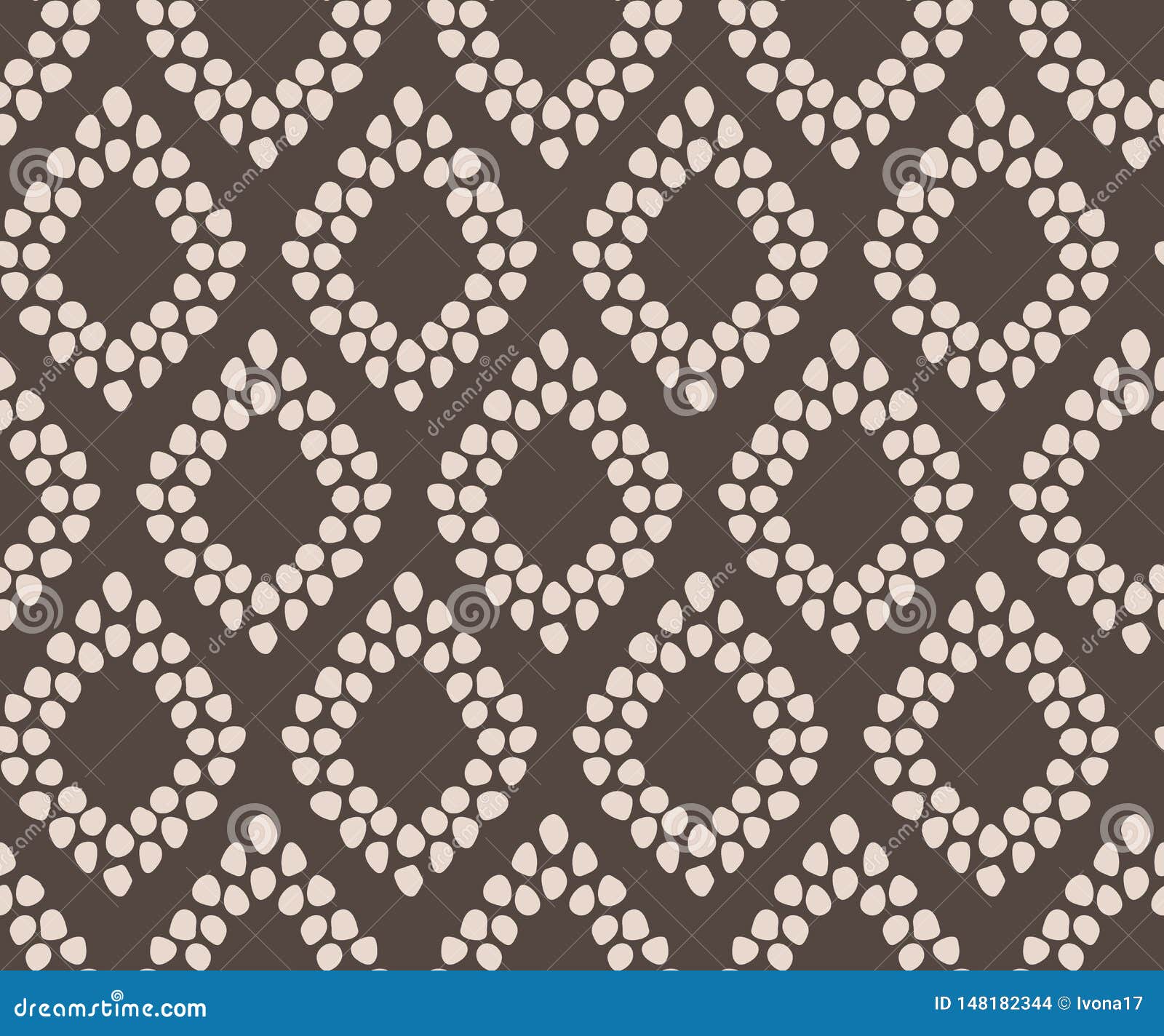 Damask Vector Pattern Simple Seamless Geometric Elegant Stock ...