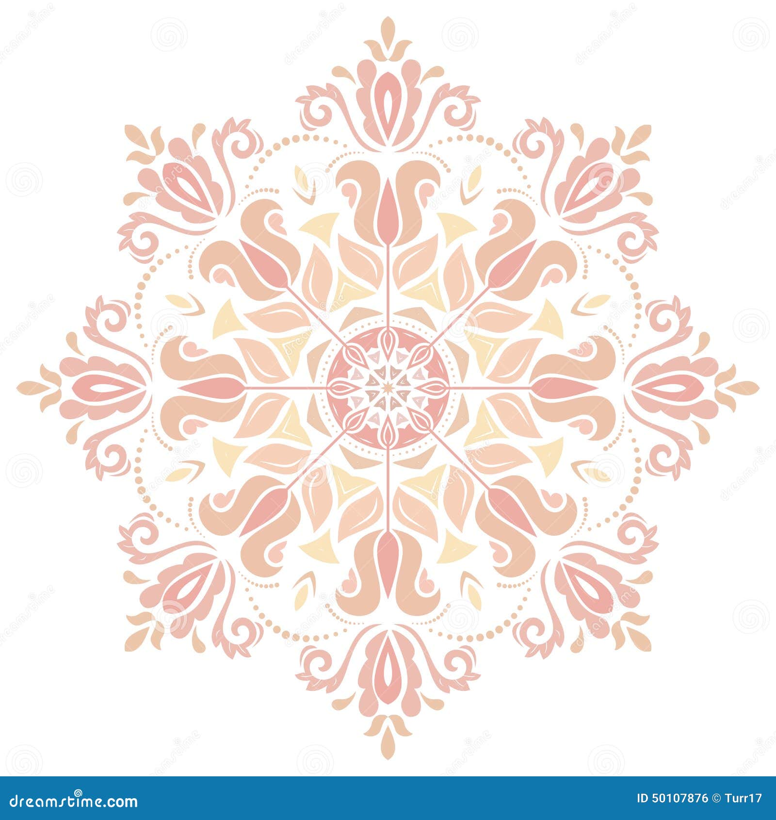 Damast-Vektor-Orient-Muster Vektor Abbildung - Illustration von leuchte ...