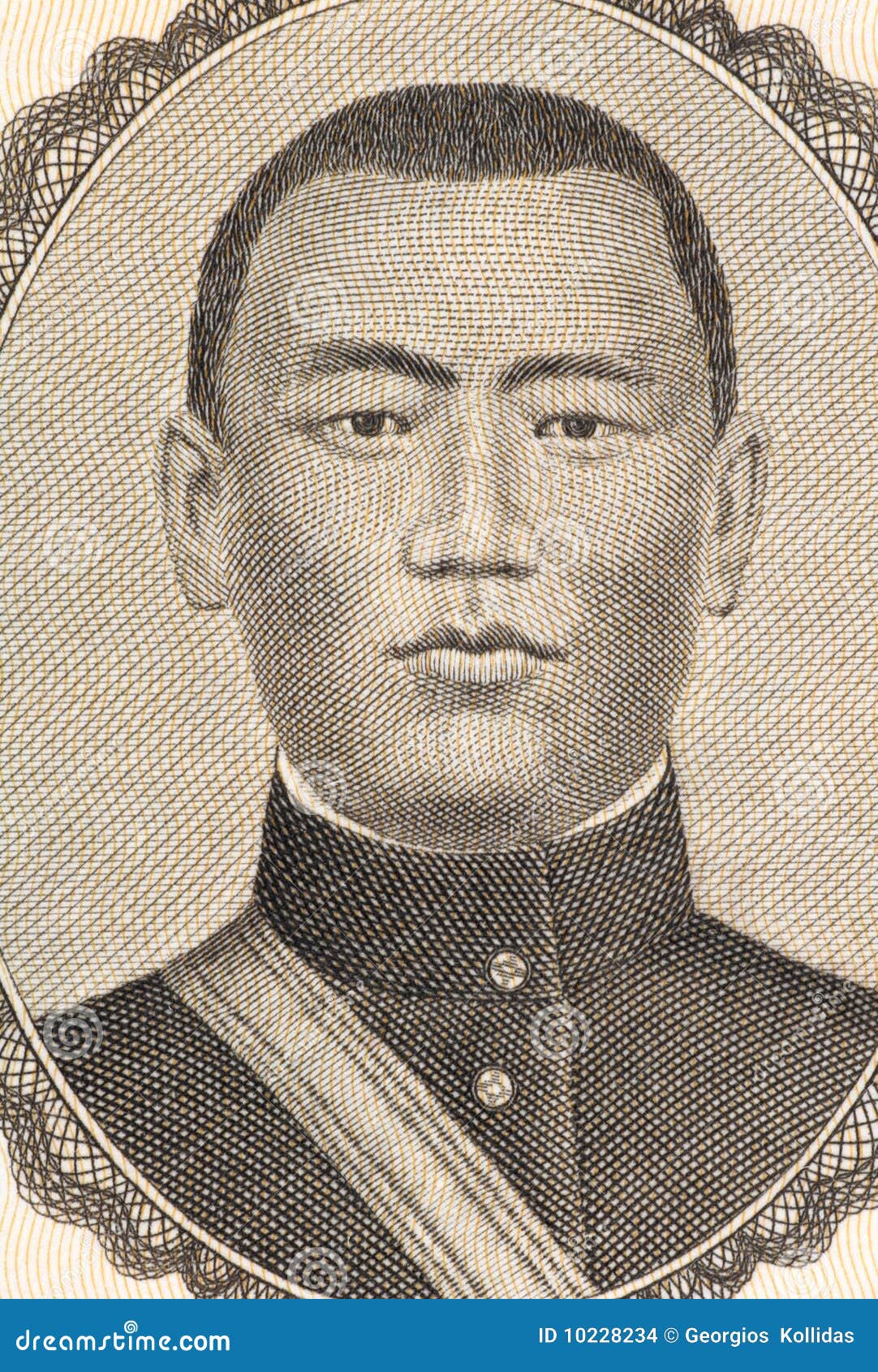 Damdin Sukhbaatar stock photo. Image of military, portrait - 10228234