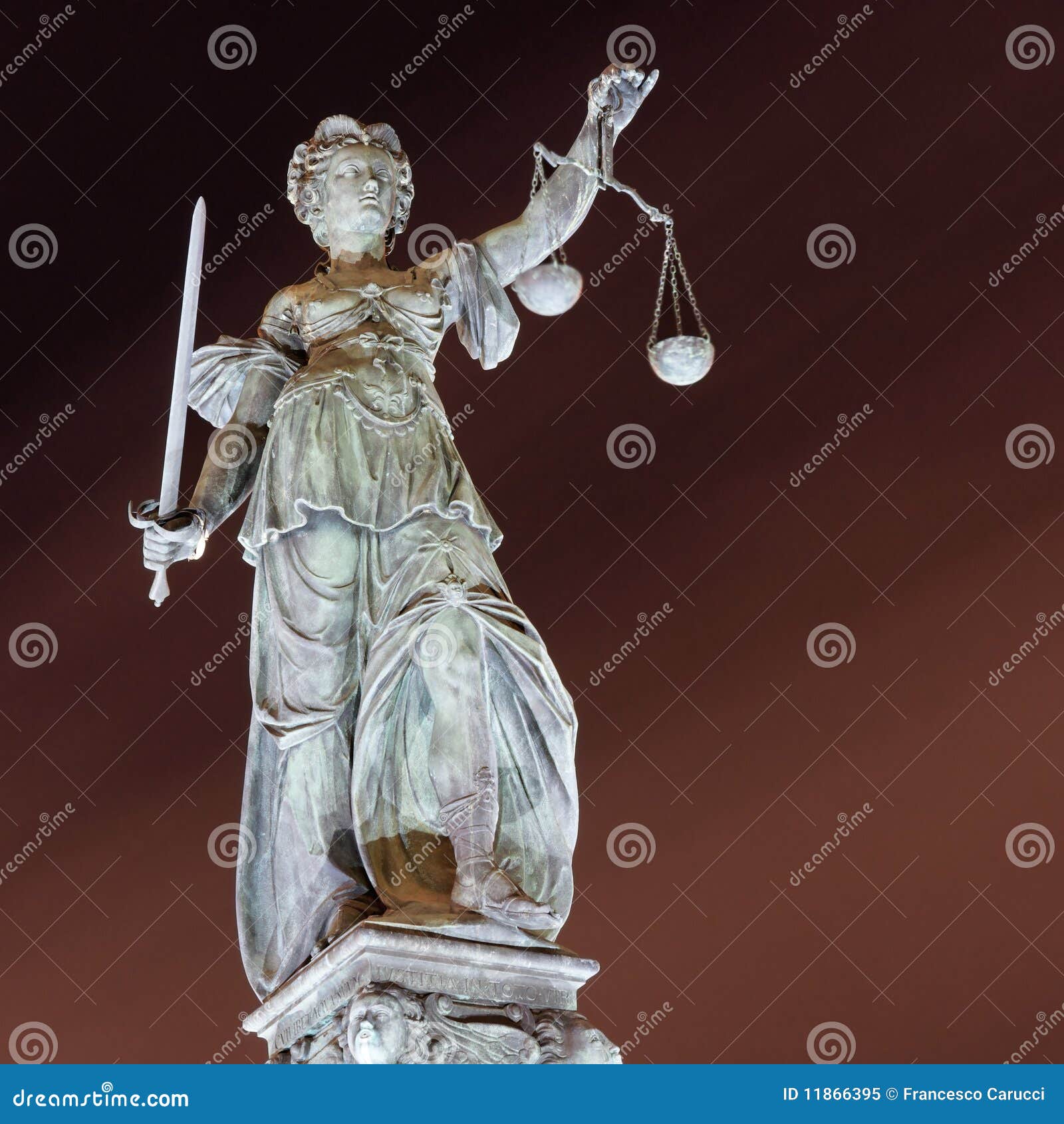 Dame Justice stockbild. Bild von frankfurt, mythologie - 11866395