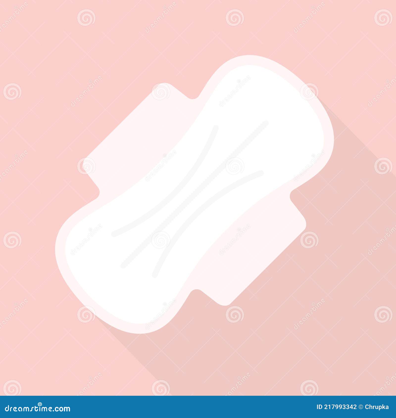 Damenbinde vektor abbildung. Illustration von getrennt - 217993342