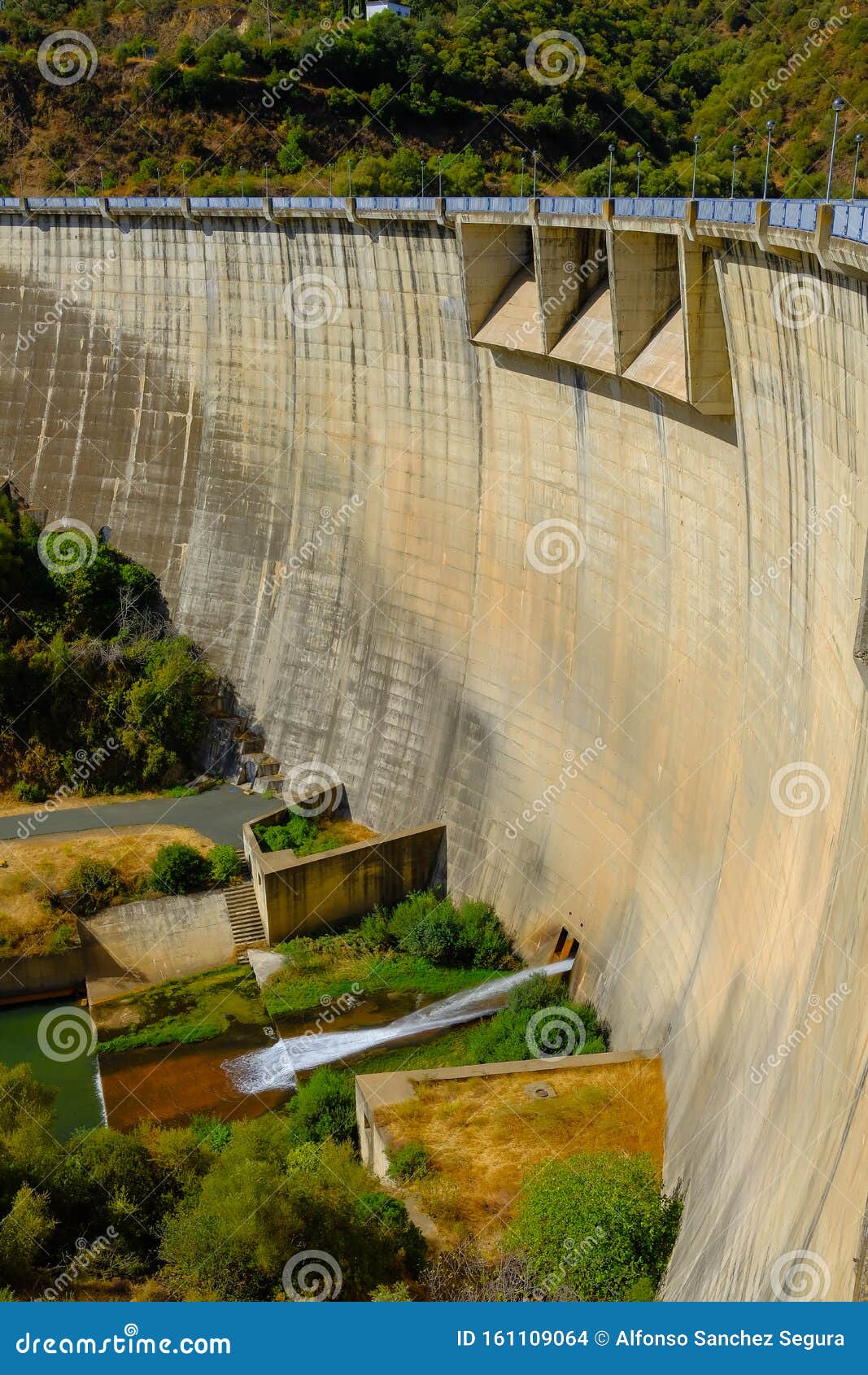 Damm Evacuating Water in the South of Spain Stock Photo - Image of ...