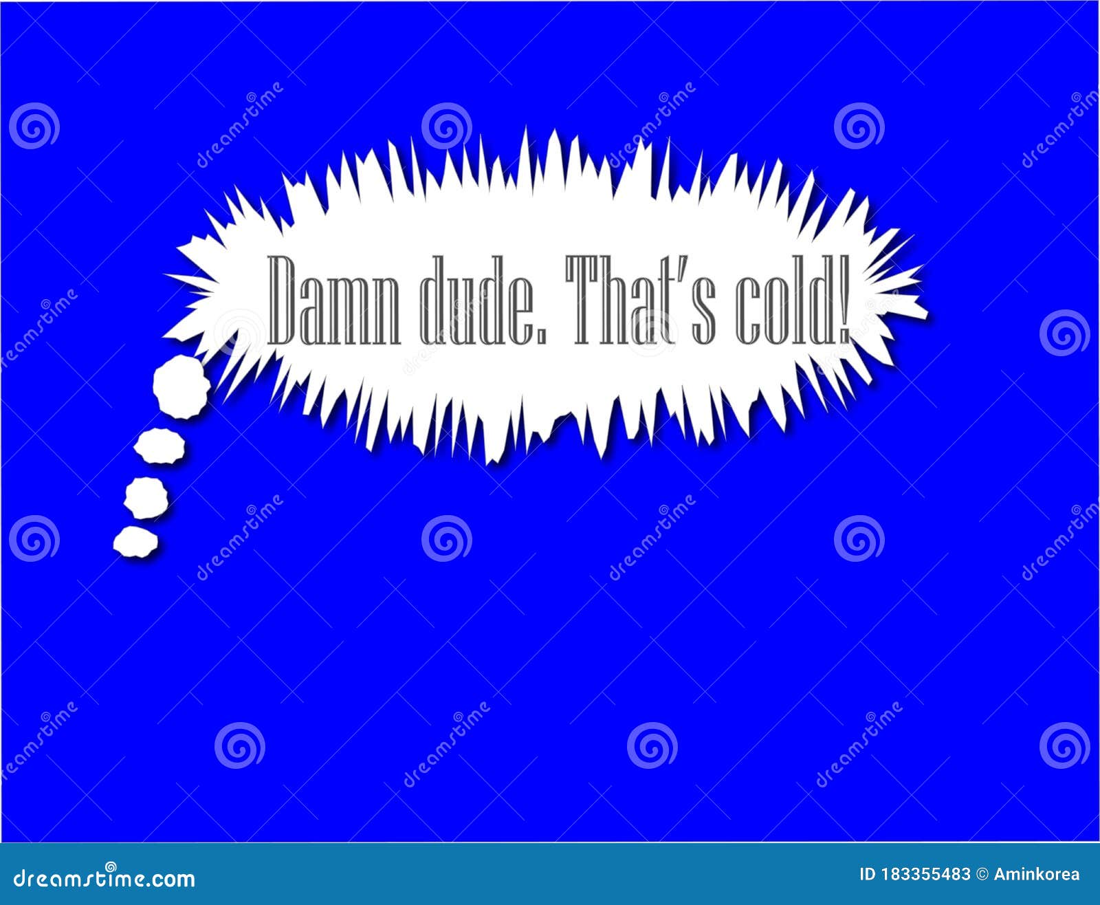 Blue Dude Oh My Royalty-Free Stock Photography | CartoonDealer.com #6076883