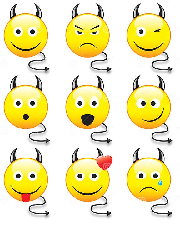 Damn smileys stock illustration. Illustration of cool - 21459556