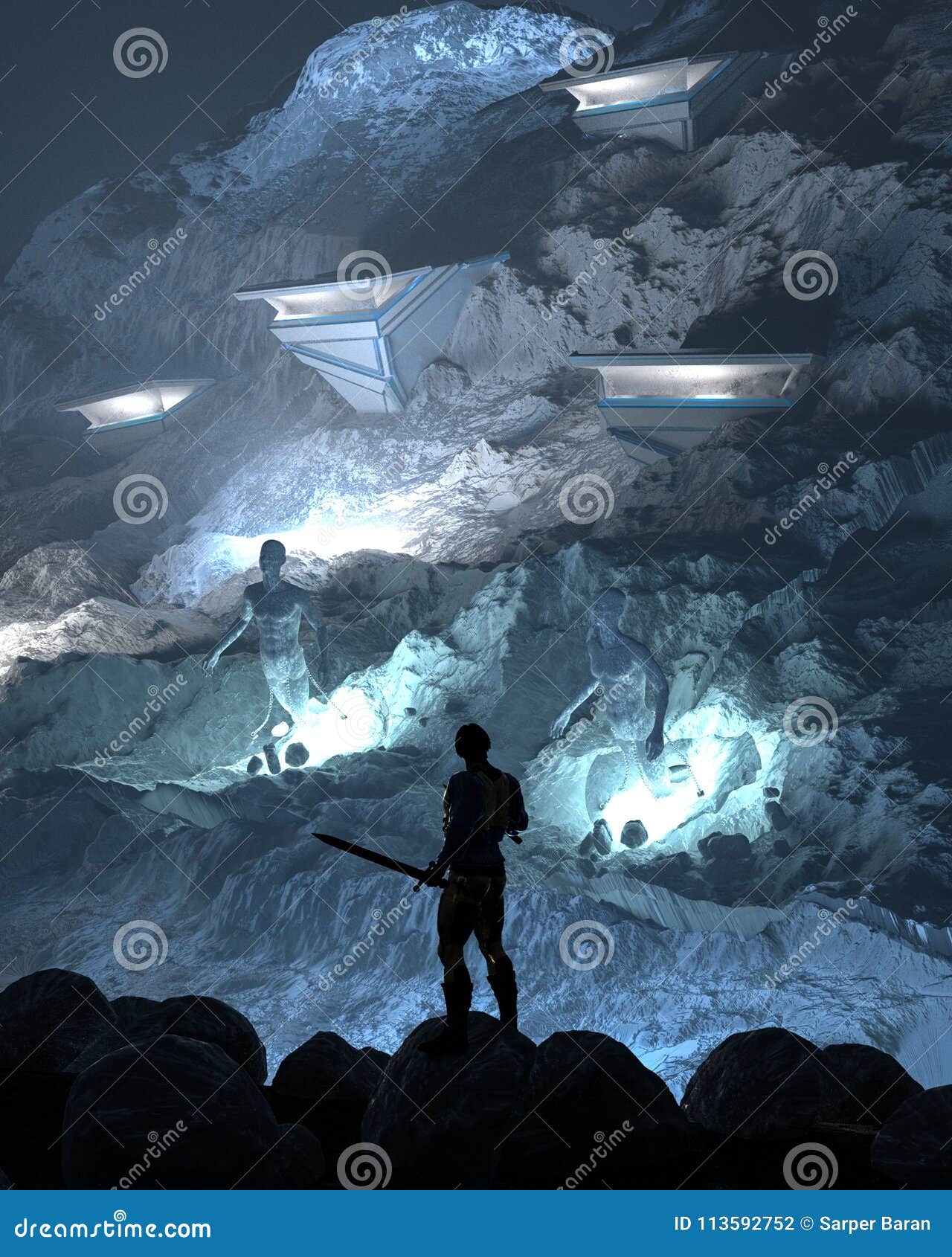 Damned Souls stock illustration. Illustration of soul - 113592752