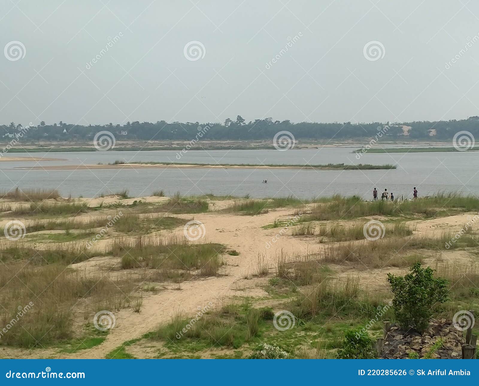 Damodar river stock photo. Image of lake, river, plain - 220285626