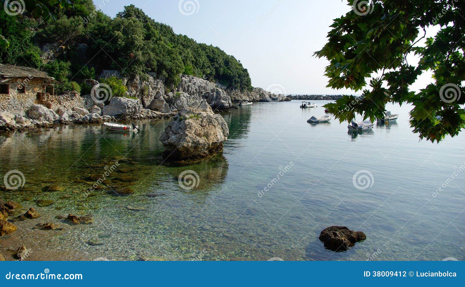 Damouchari, Pelion, Greece stock photo. Image of landmark - 38009412