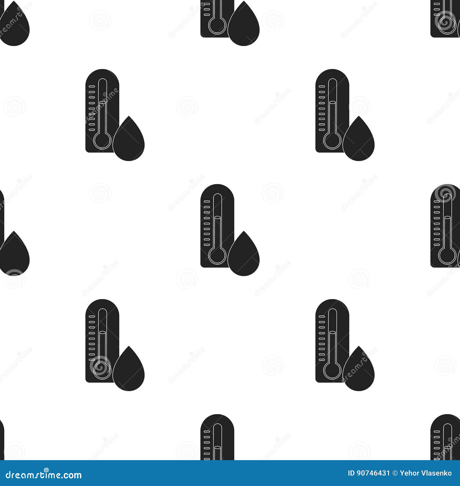 Damp Day Icon in Black Style Isolated on White Background. Weather ...