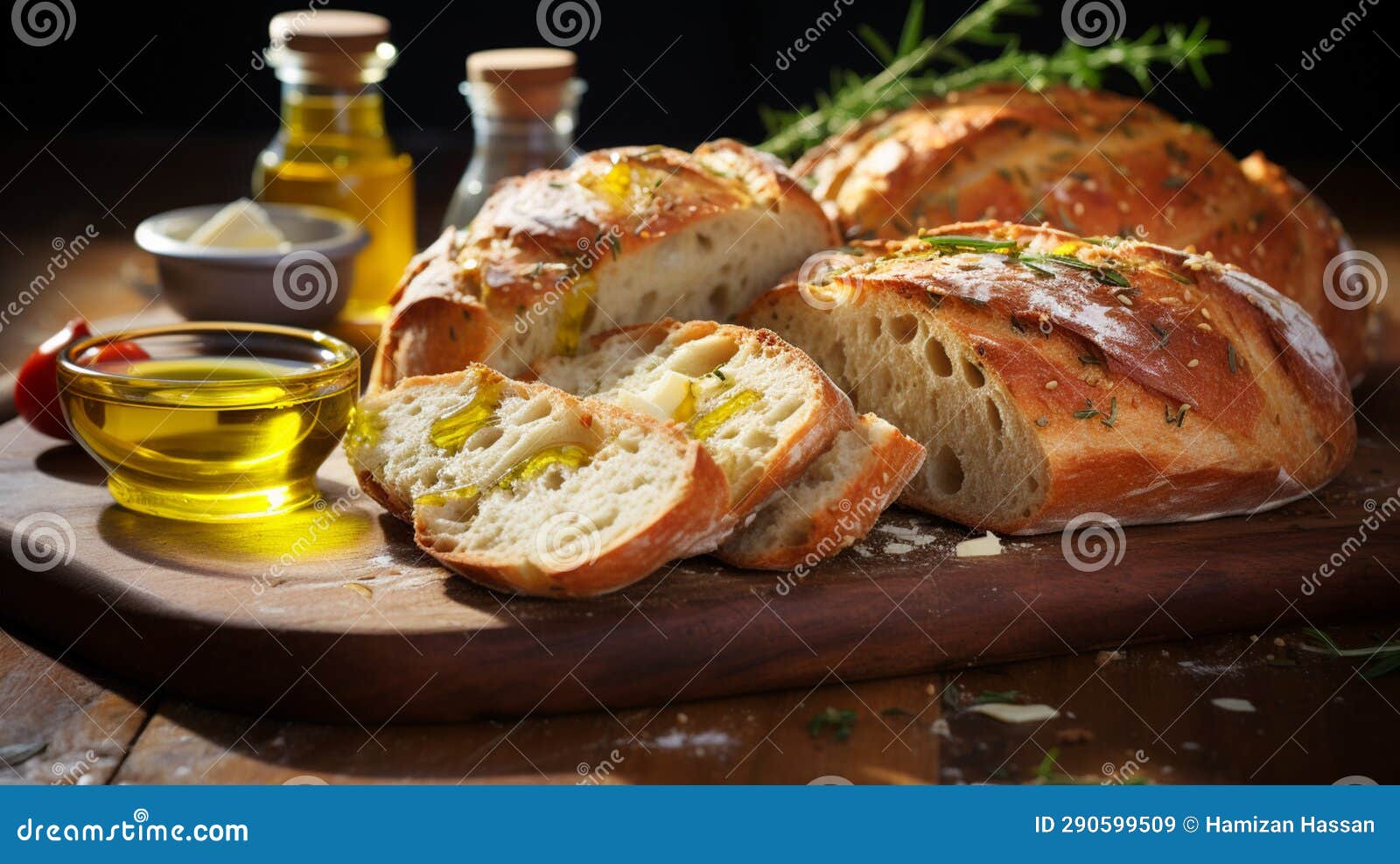 Damper Bread, an Australian Bush Classic. a Rustic, Golden-brown Loaf ...