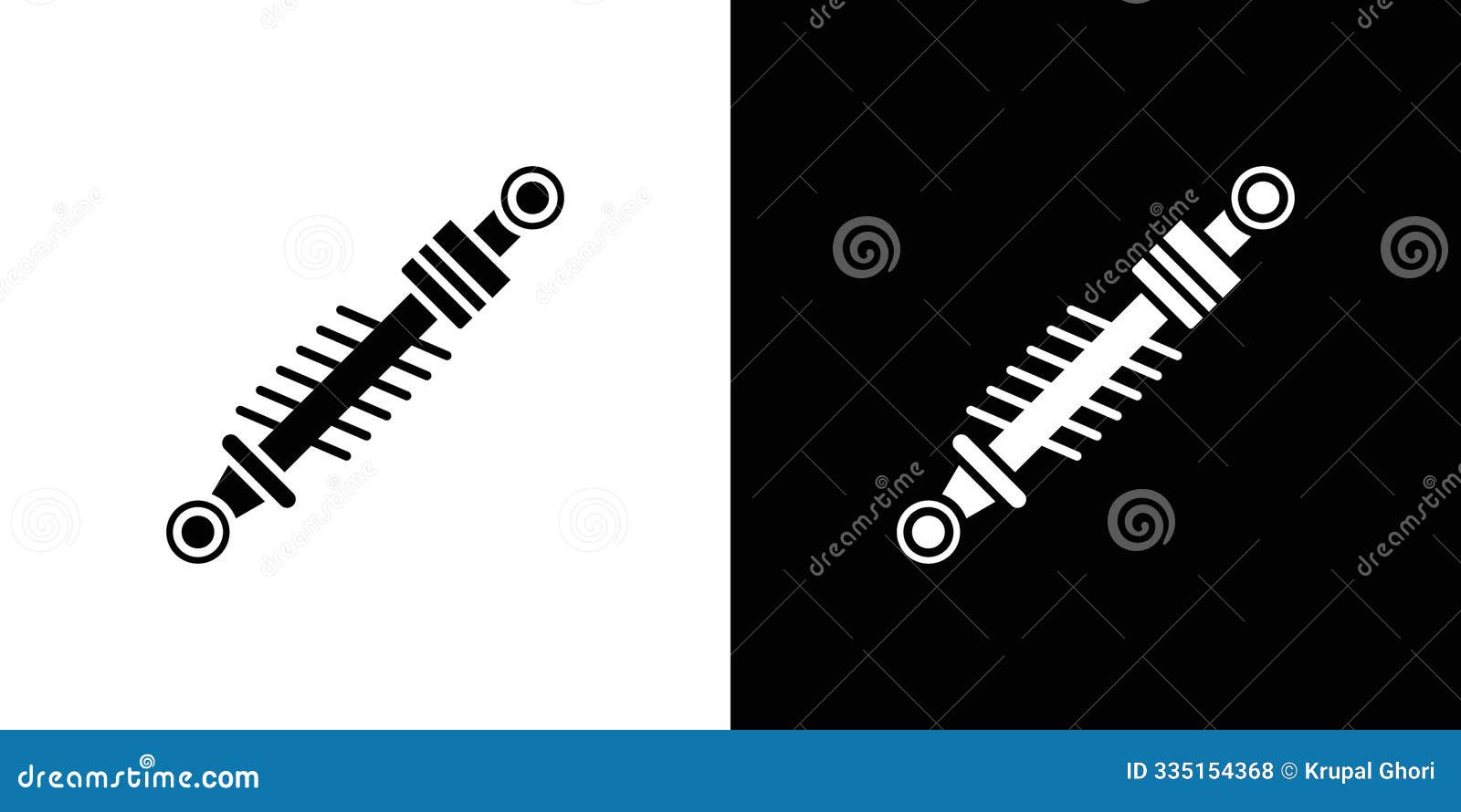 Damper Icon Outline Sign Symbol Set Stock Vector - Illustration of sign ...