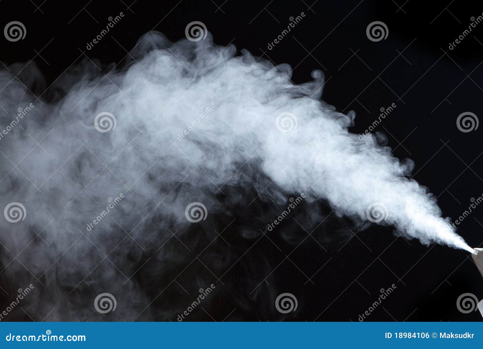 Dampf vom Luftsättiger stockfoto. Bild von schwarzes - 18984106