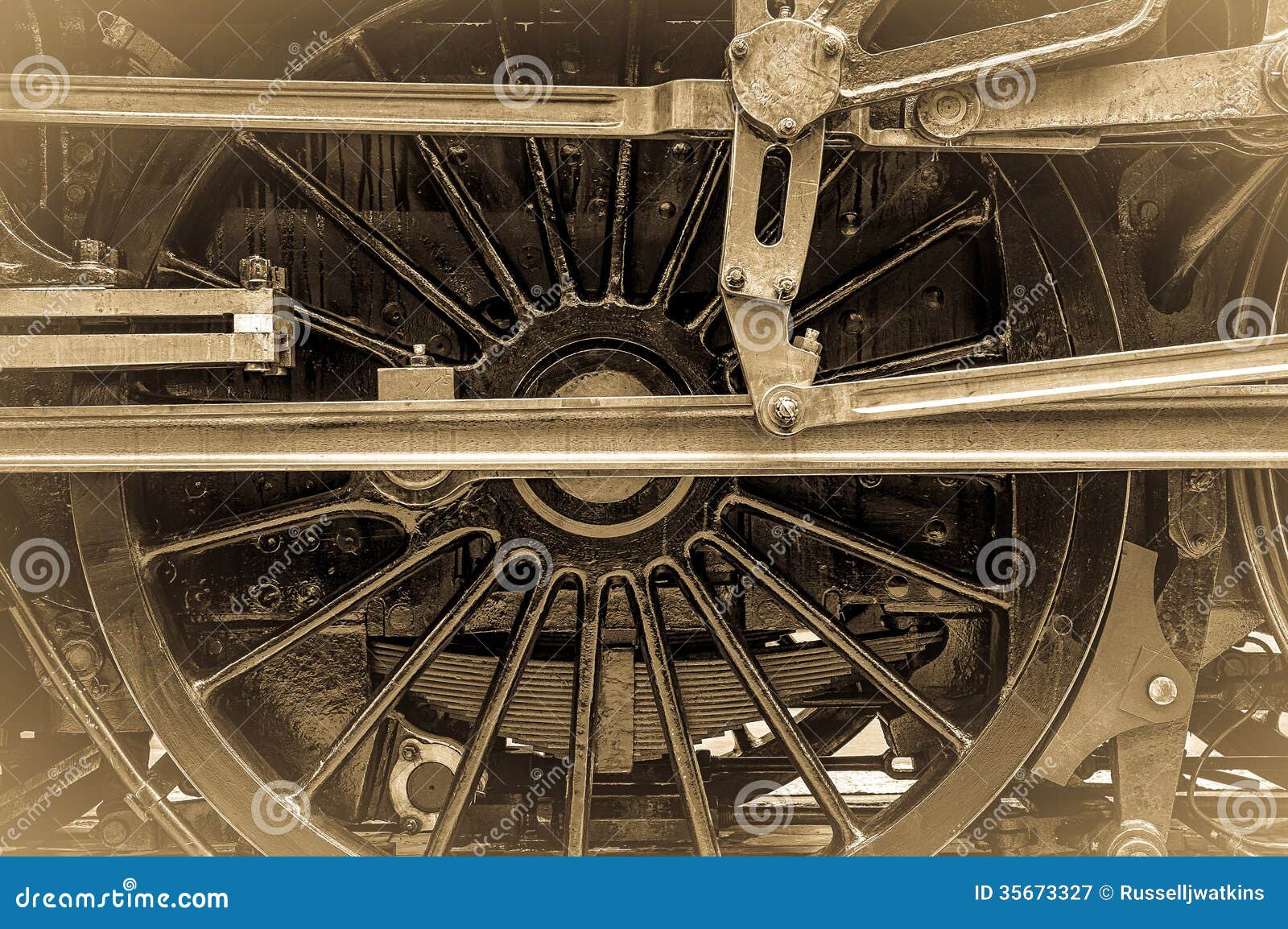 Dampf-Zug-Rad-Verbindungsstangen Stockbild - Bild von fotographie ...