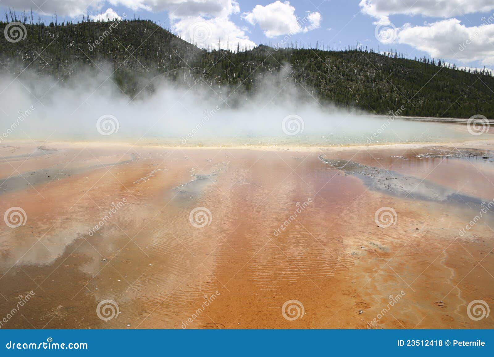 Damping Earth stock photo. Image of amazing, colour, yellowstone - 23512418