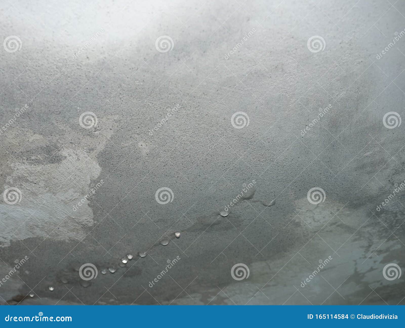 Dampness Moisture on Ceiling with Drops of Water Infiltration Stock ...
