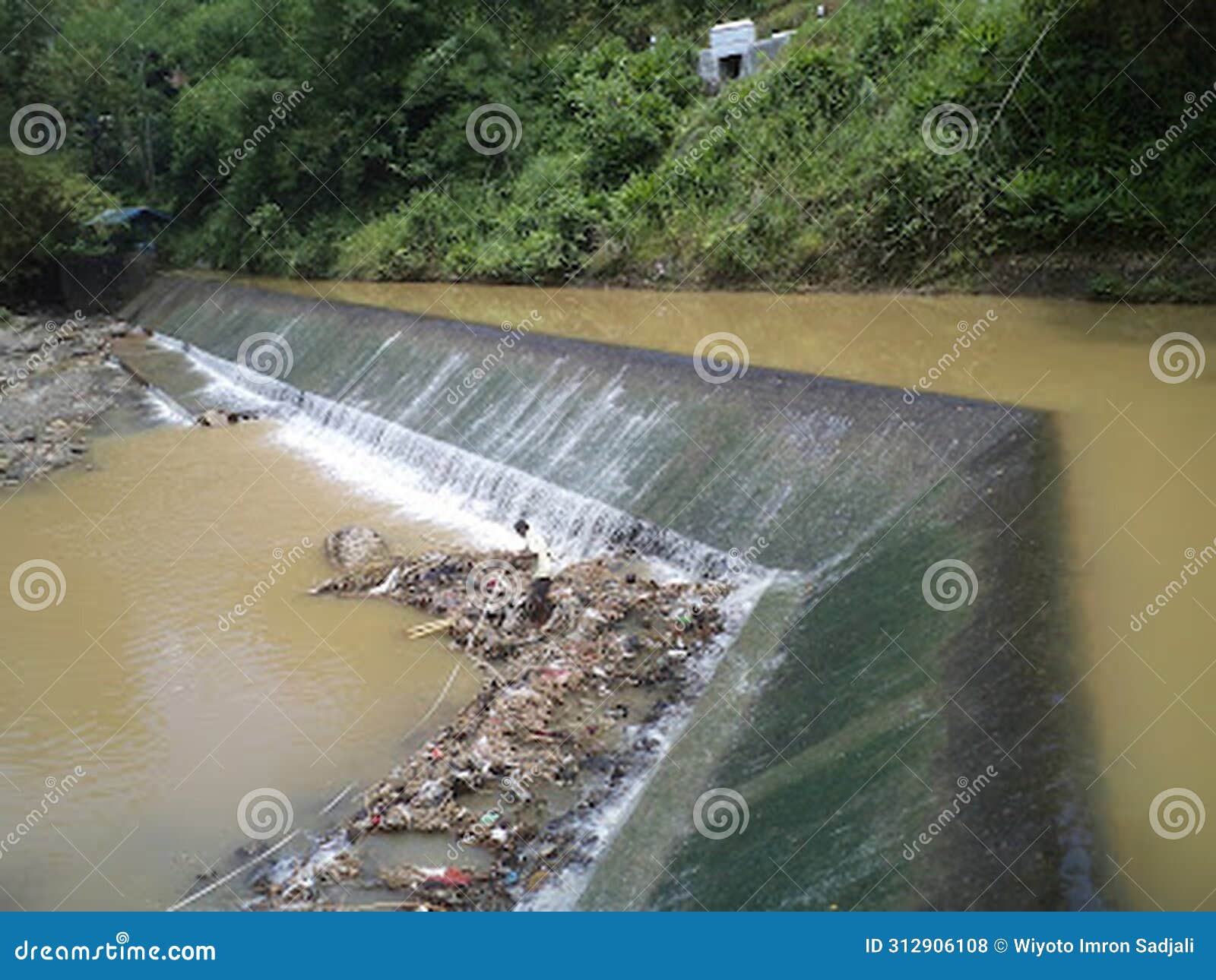 Dams are the Main Structures of Technical Irrigation Networks Stock ...