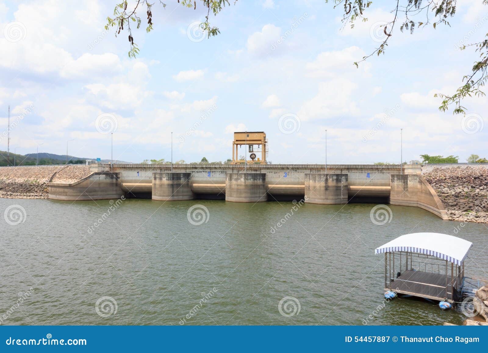 Dams for water storage stock image. Image of hydroelectric - 54457887
