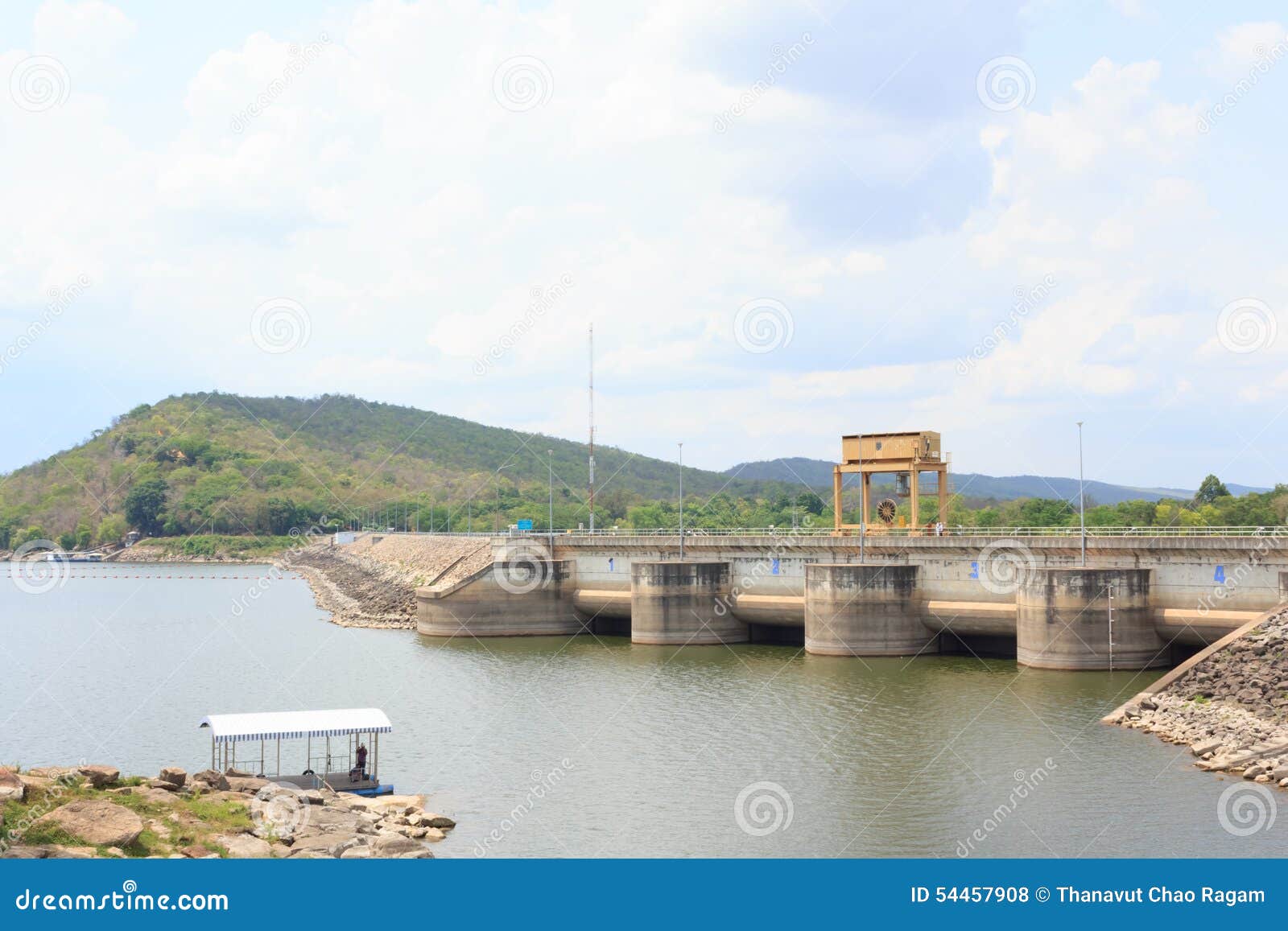 Dams for water storage stock photo. Image of reservoir - 54457908