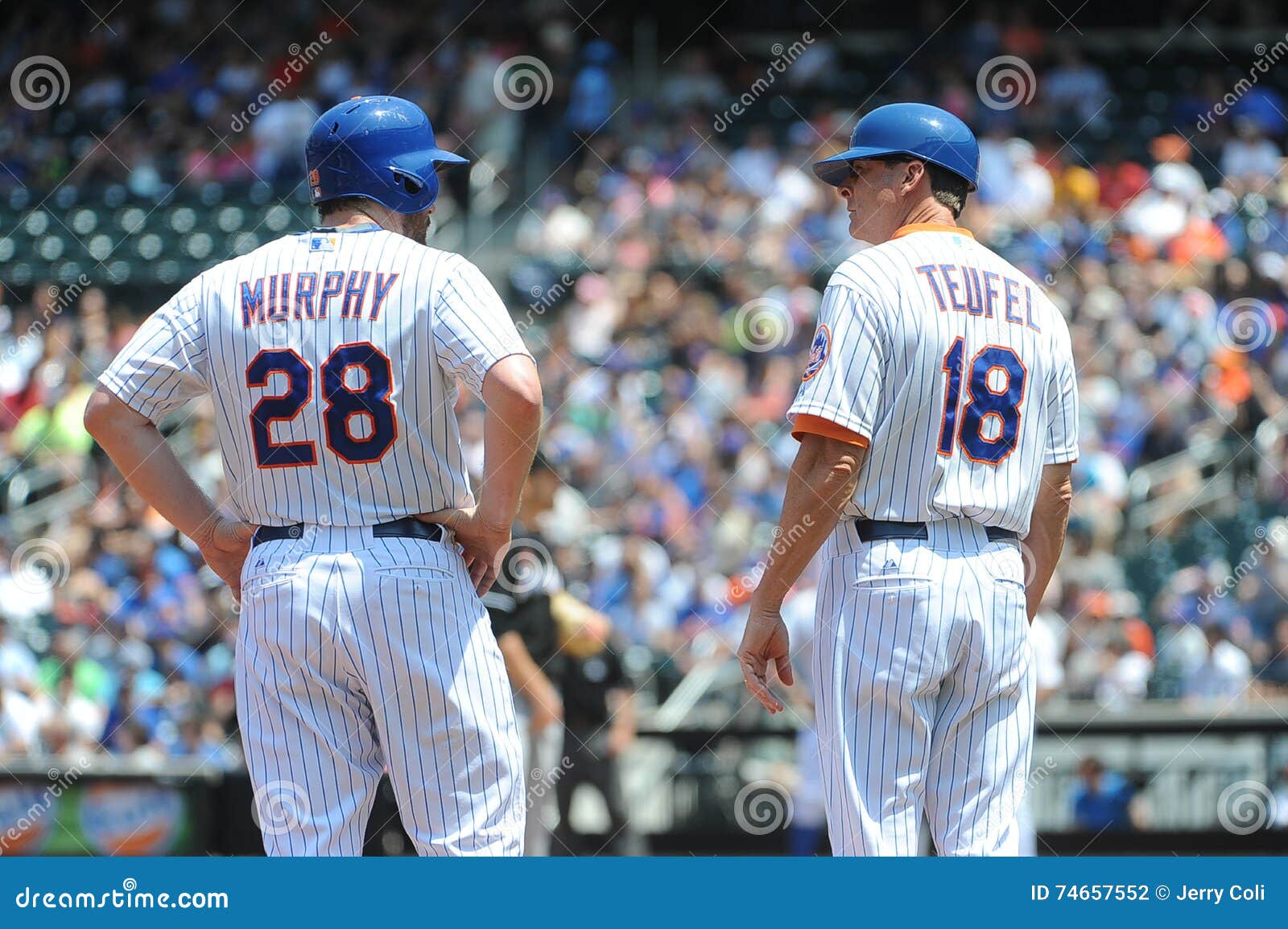 Dan Murphy and Coach Tim Teufel Editorial Photography - Image of coach ...
