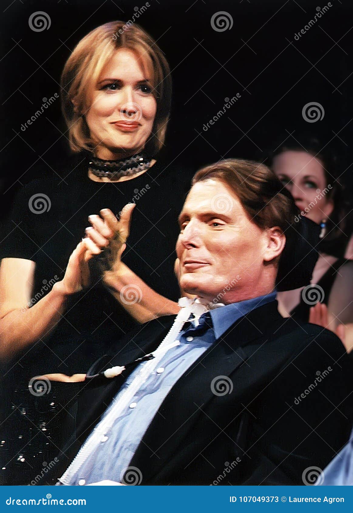 Dana Reeve E Christopher Reeve Foto de Stock Editorial - Imagem de ...