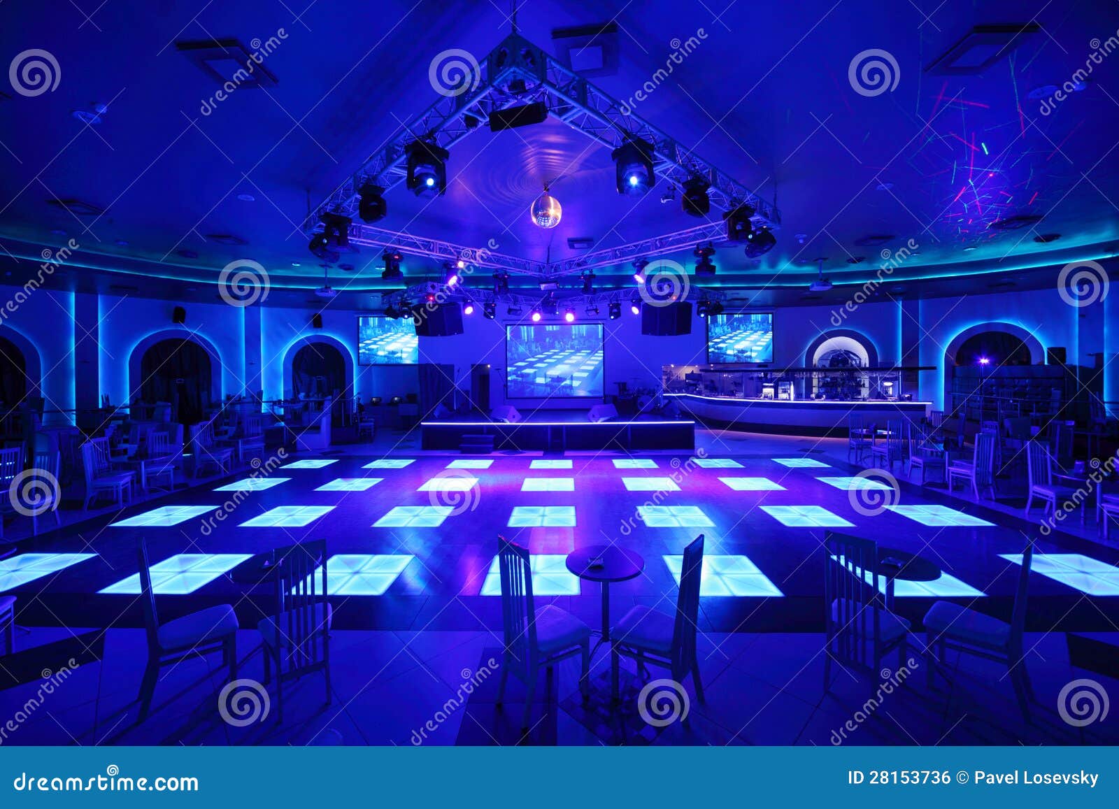 Dance Area in Cosmodrome Complex Editorial Photo - Image of indoor ...