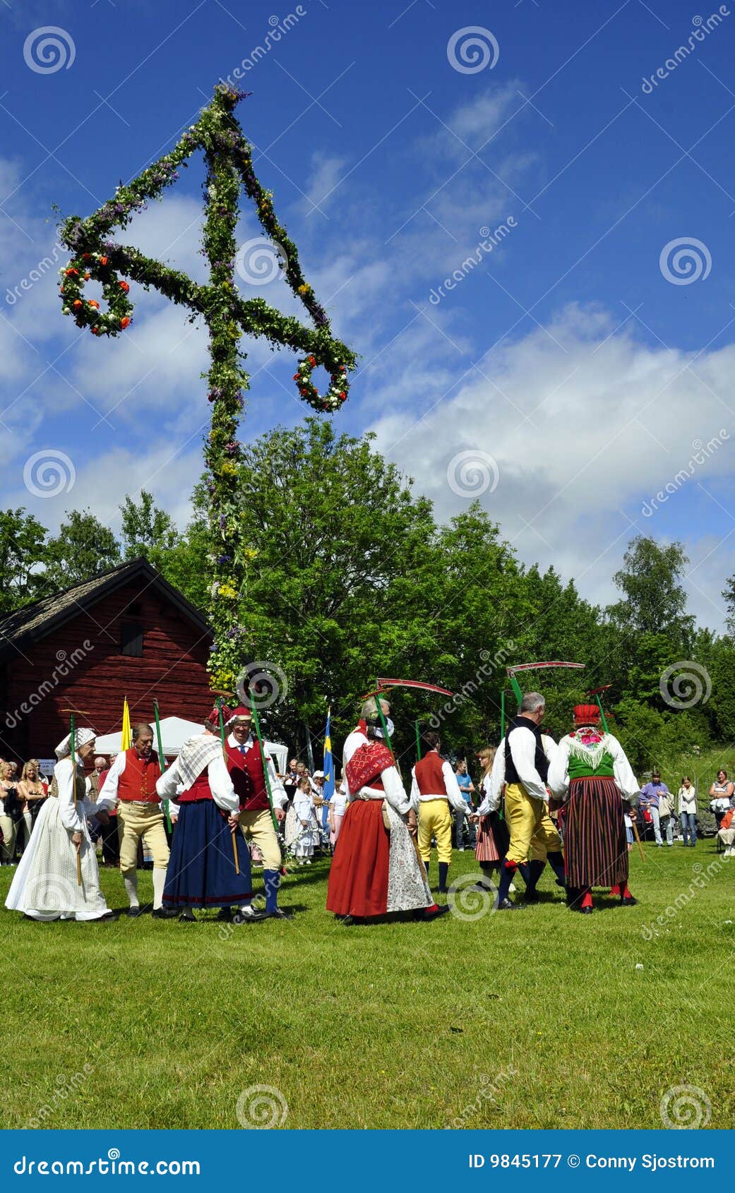 Dance Around the Midsummer Tree Editorial Photography - Image of ...