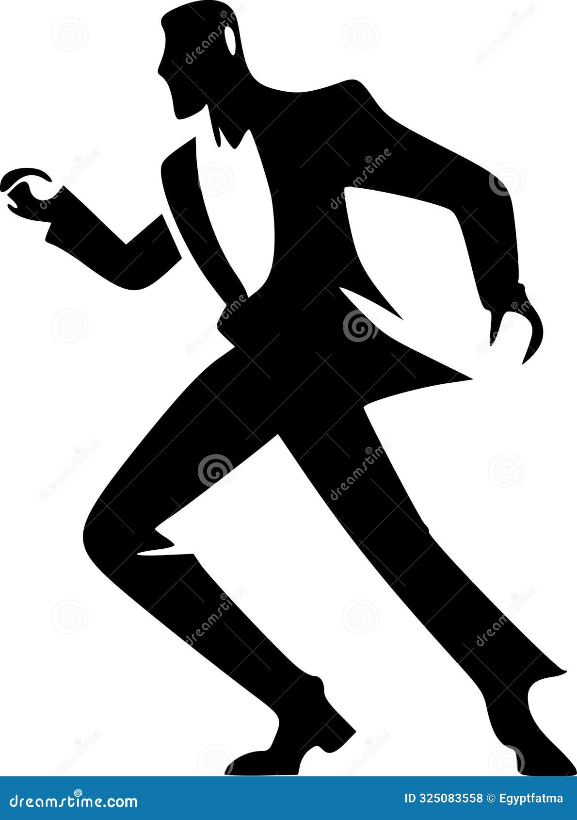 Dance - Black and White Isolated Icon - Vector Illustration Stock ...