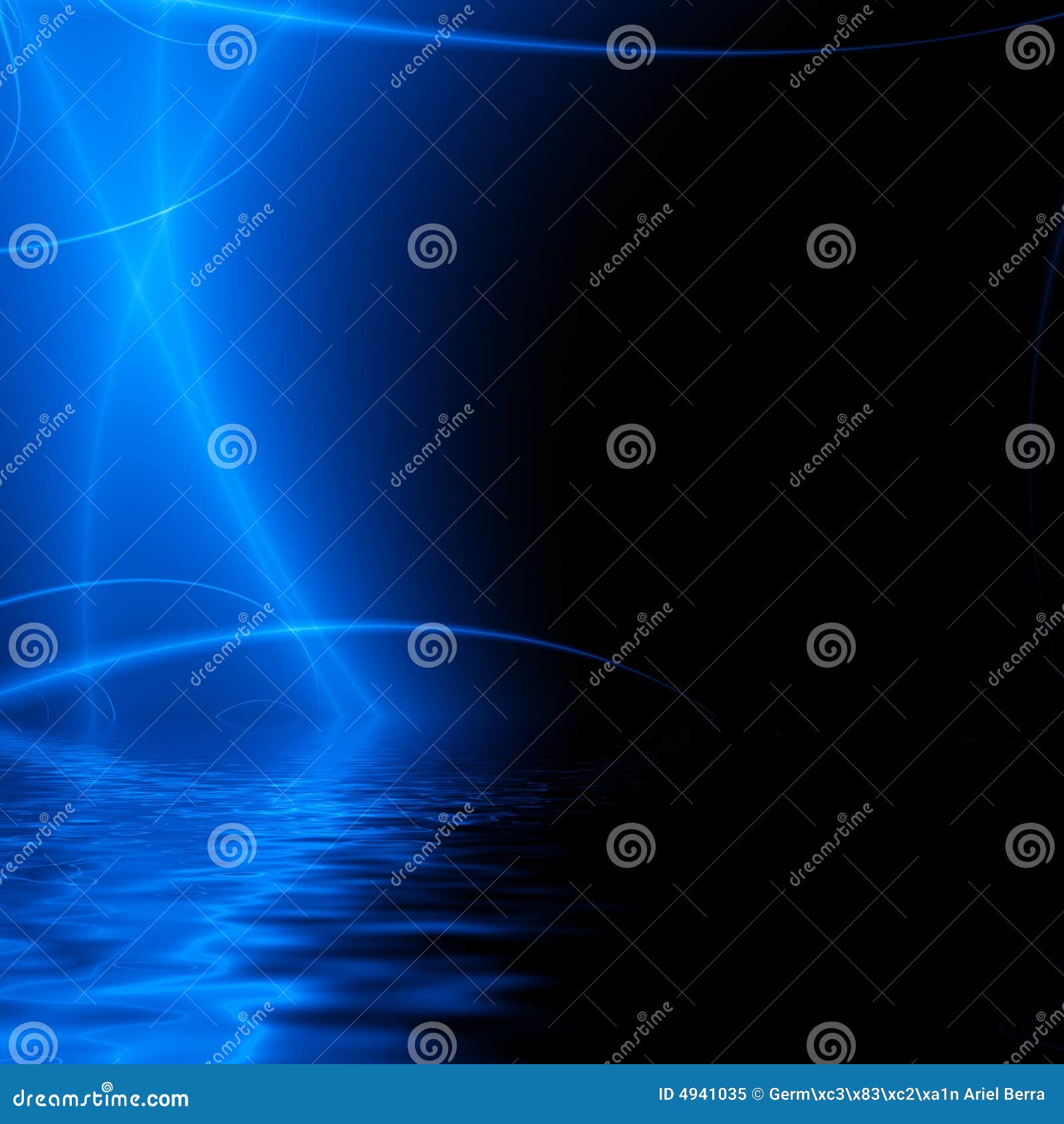 Dance of Blue Lights stock illustration. Illustration of sparkle - 4941035