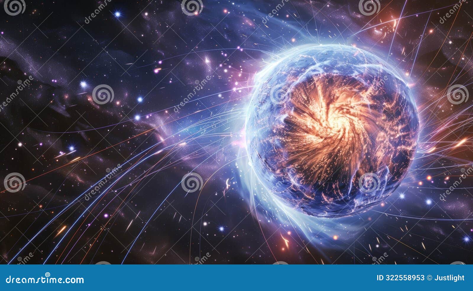 A Dance of Charged Particles As Cosmic Rays Interact with Earths ...