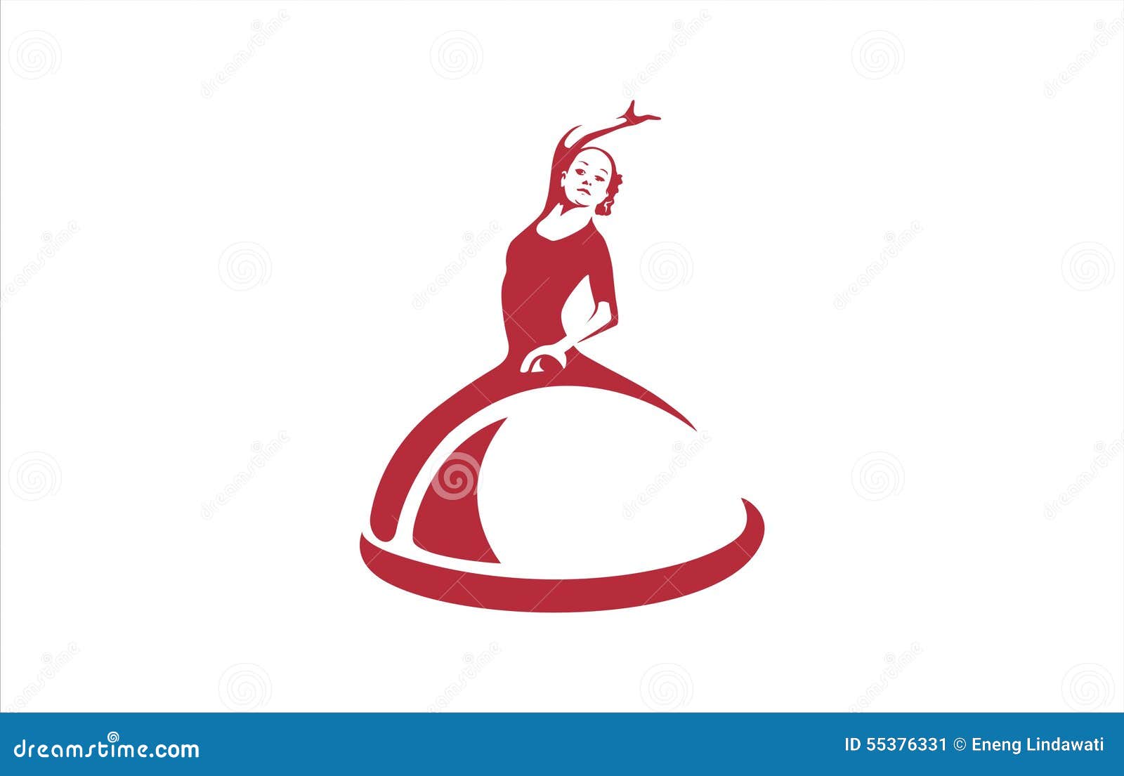 Dance Chef stock illustration. Illustration of chef, women - 55376331
