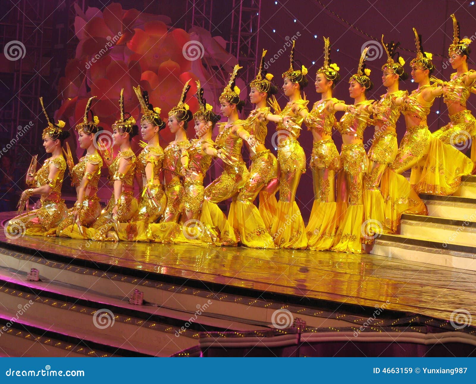 Dance by Chinese Deaf Actors Editorial Stock Image - Image of female ...