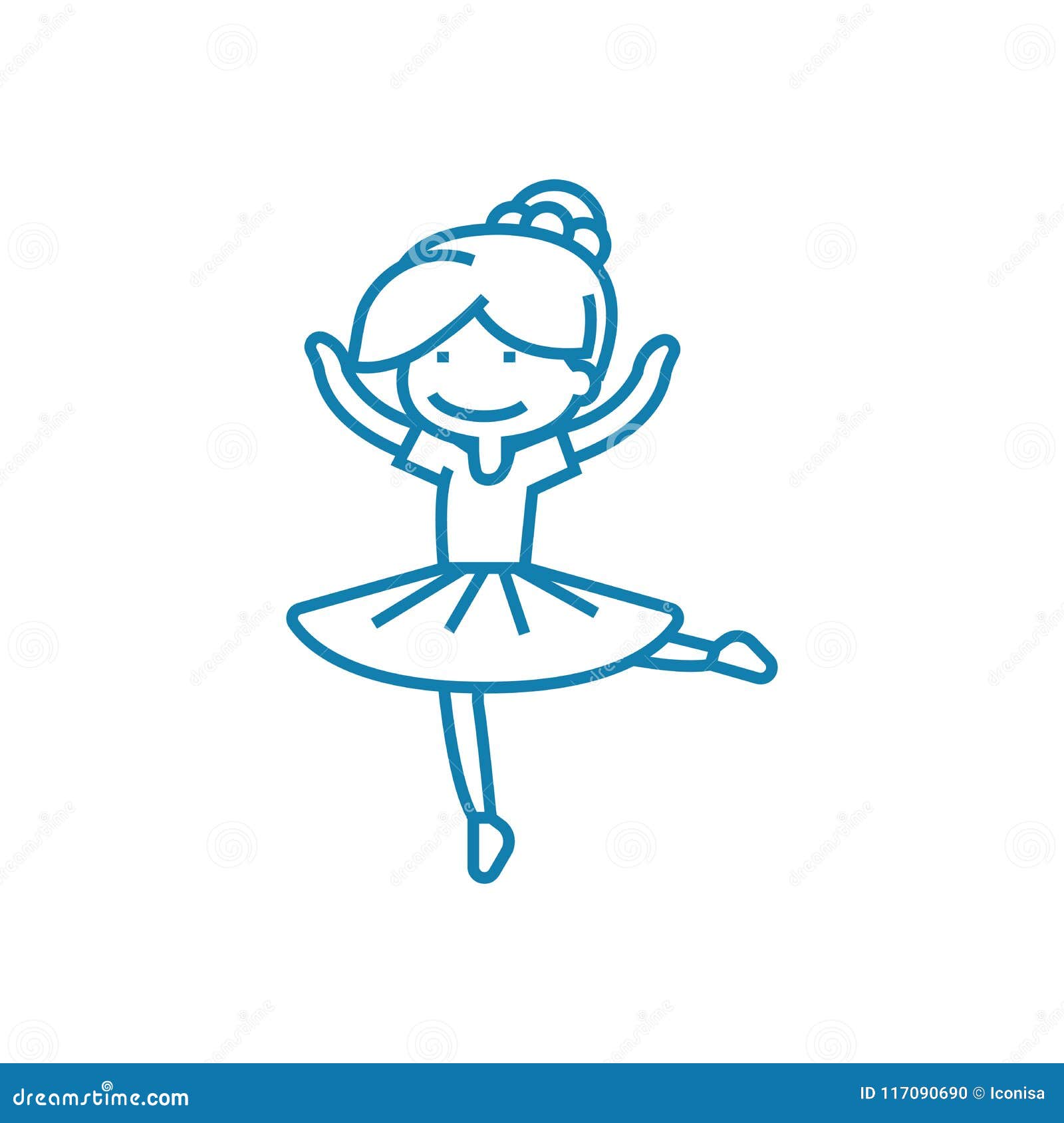 Dance Club Linear Icon Concept. Dance Club Line Vector Sign, Symbol ...