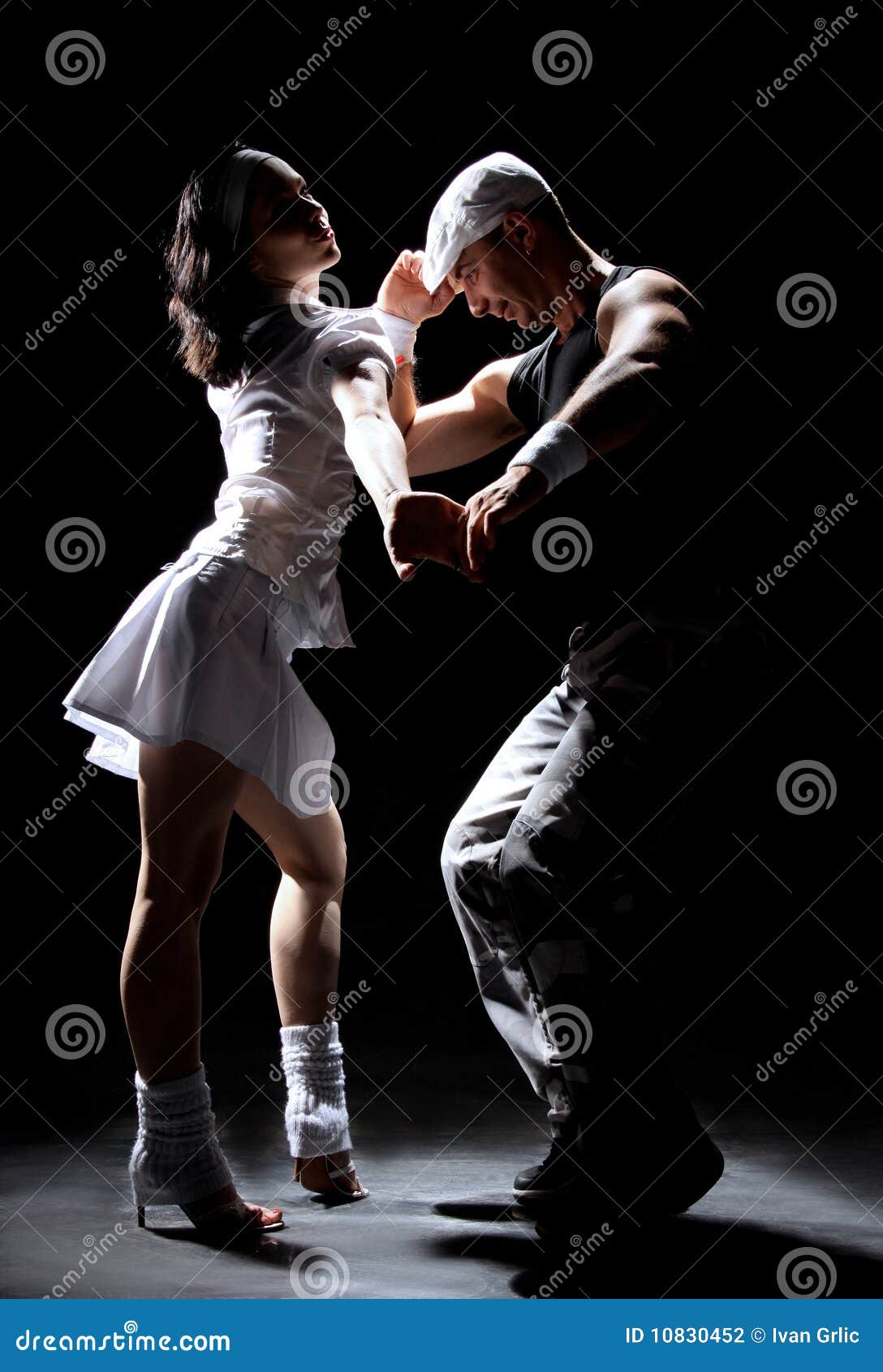 Dance couple stock photo. Image of enjoying, freestyle - 10830452
