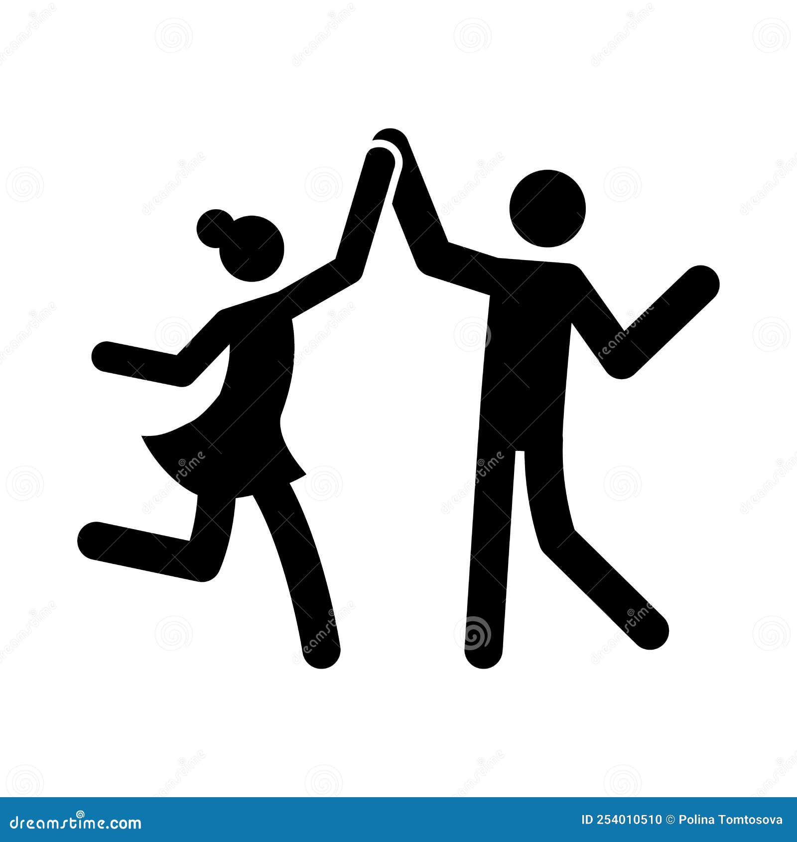 Couple Stick Figure Icon Set Heterosexual Homosexual Straight Lgbtq Eps Vector Cartoondealer